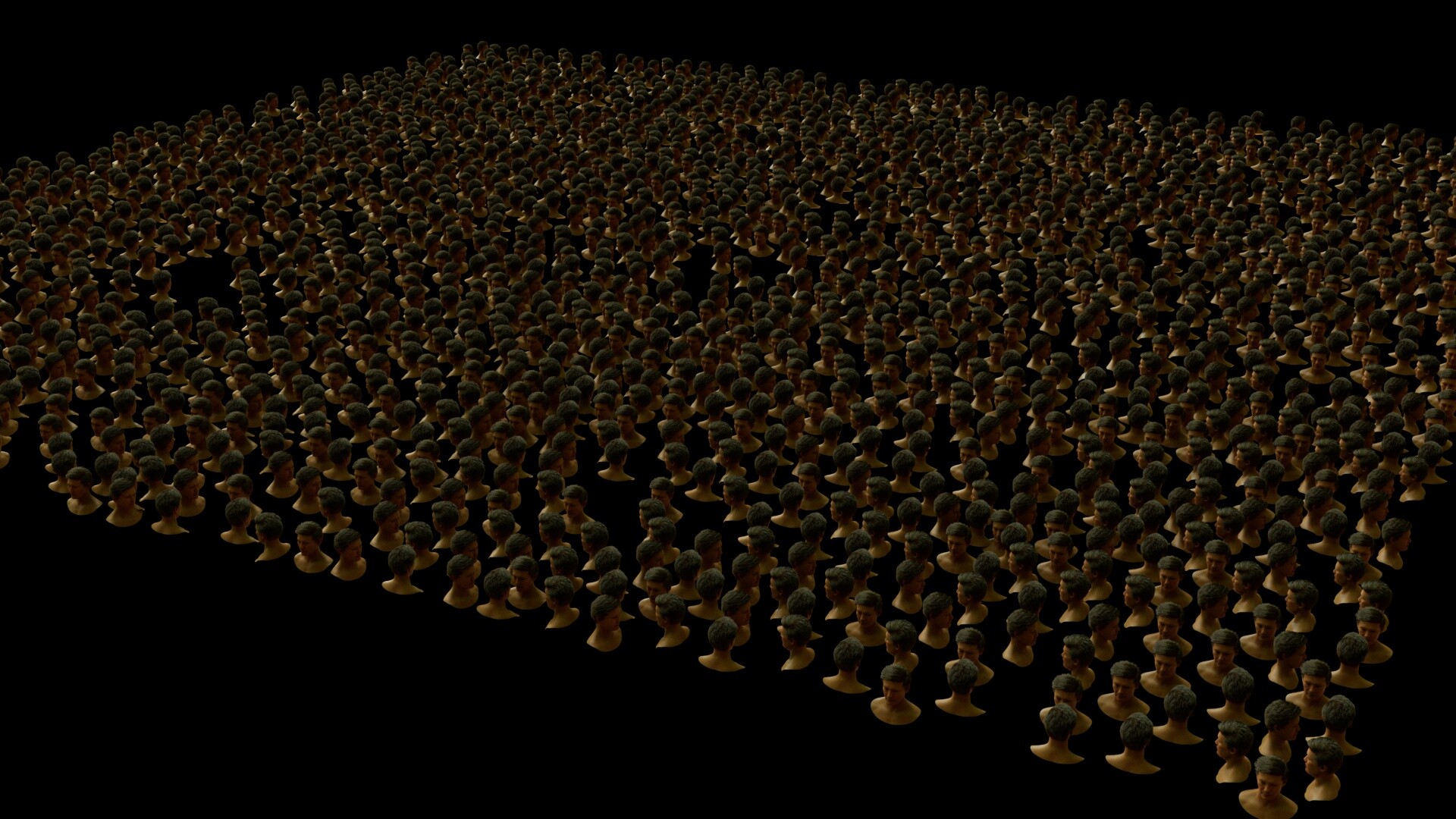 ArtStation - CROWD: FUR TEST