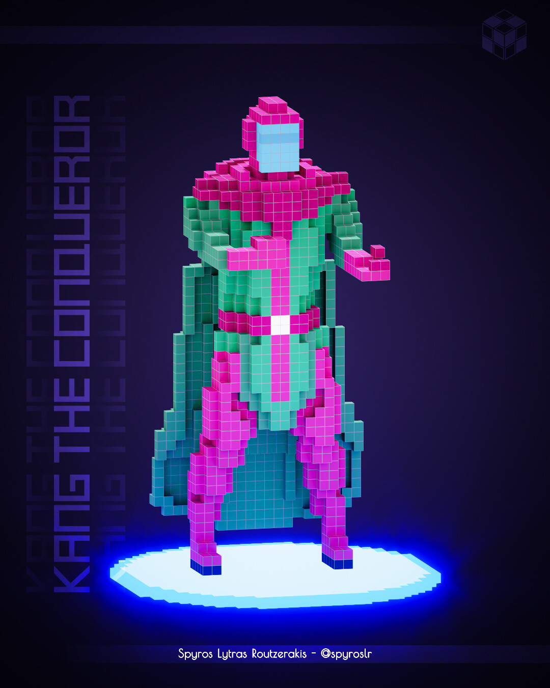 ArtStation - Lang The Conqueror (Voxel Variant)