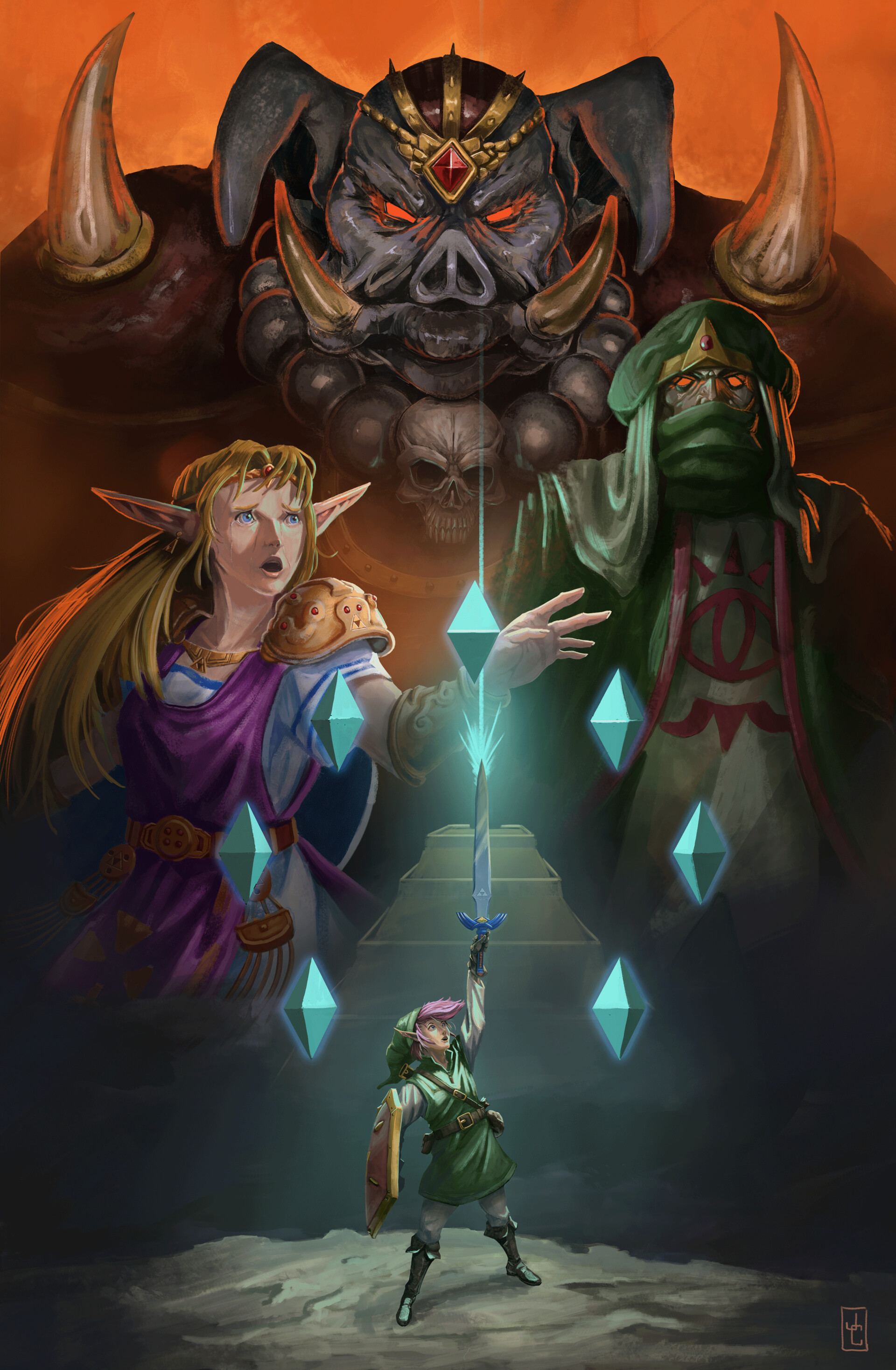 ArtStation - Zelda Poster