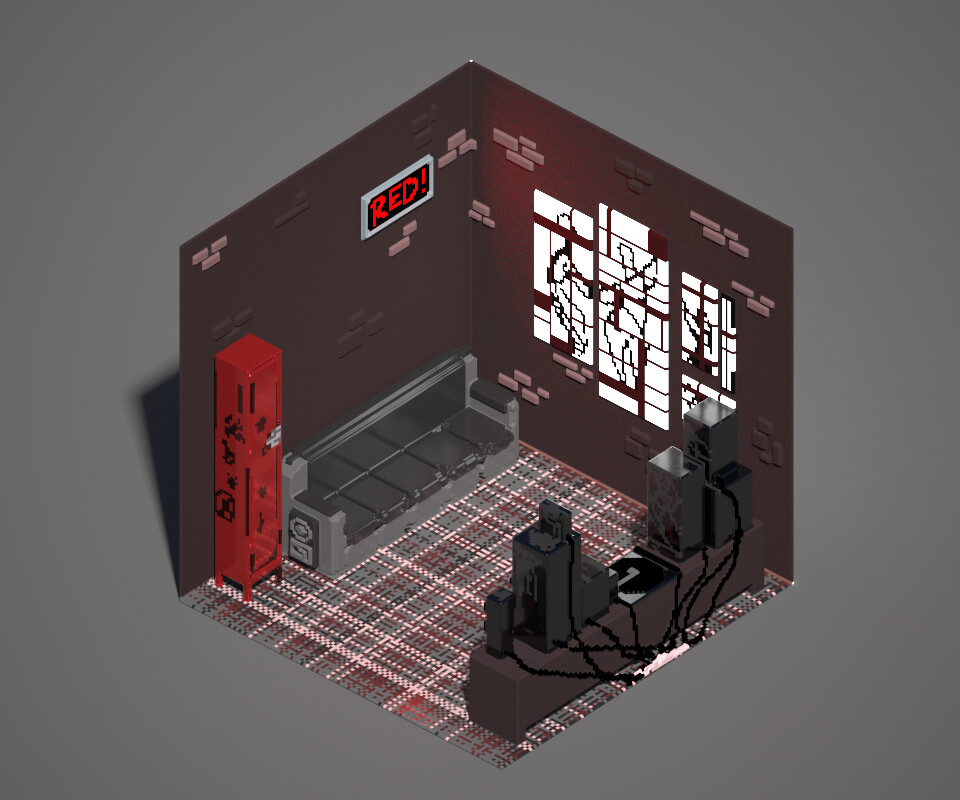 ArtStation - studio/wings (voxel environment)