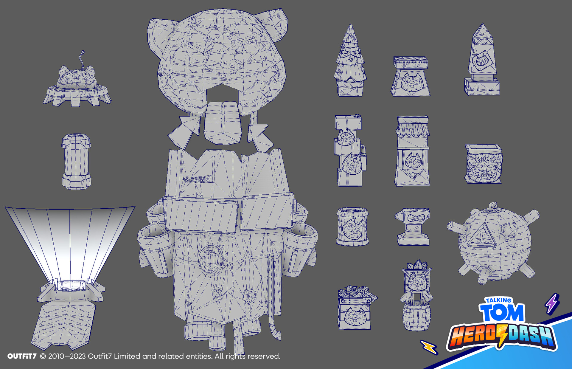 Nikita Zhuravlev - Talking Tom Hero Dash - obstacles and transport ...