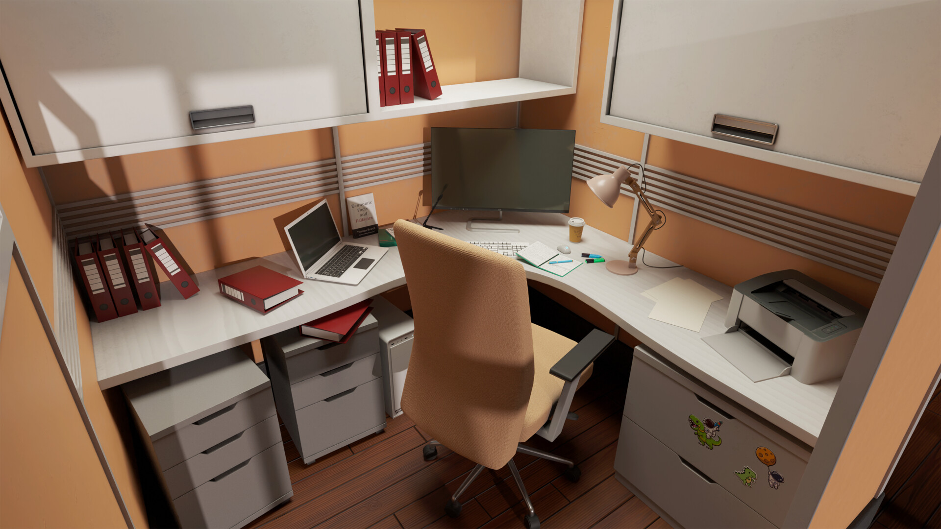 ArtStation - Office workspace
