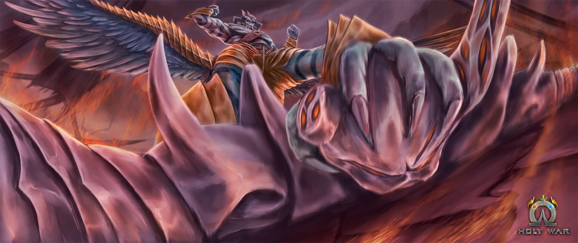 ArtStation - Holy War Online - Illustration