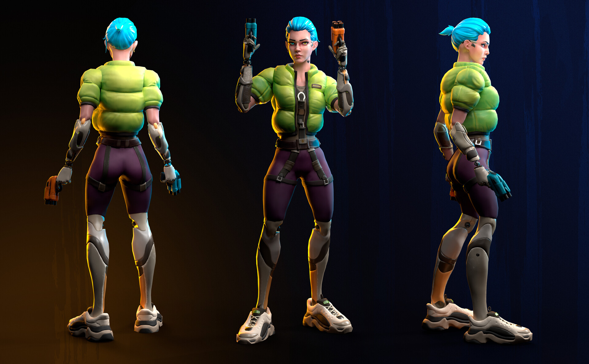 Semyon Yukelis - The Wasp - Game-Ready Character