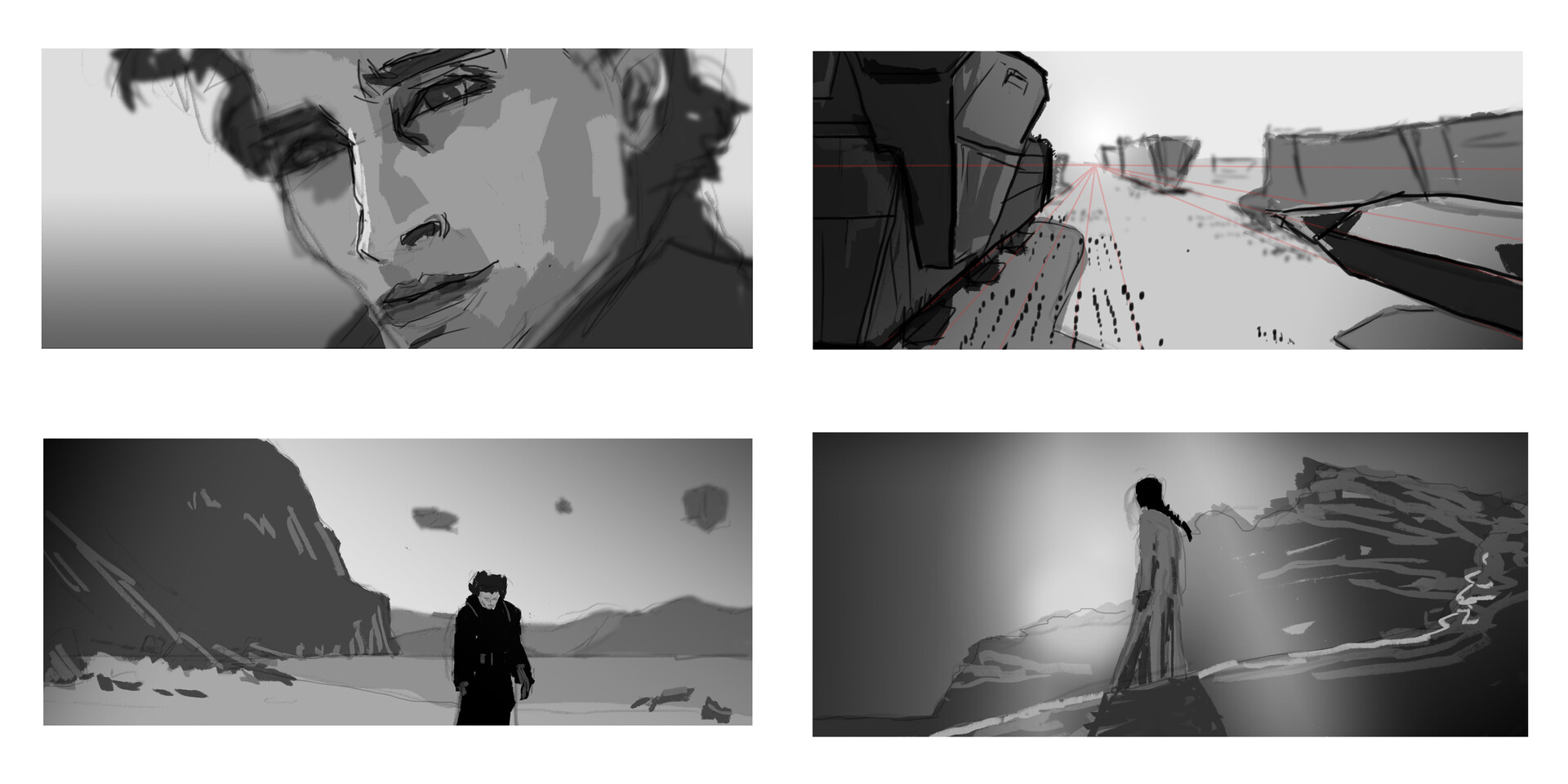 ArtStation - Dune Storyboard Drawings