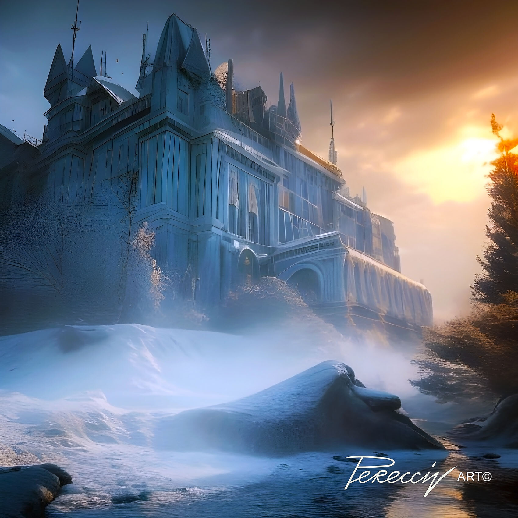ArtStation - Magic Journeys: Winter Castle - 202303023.