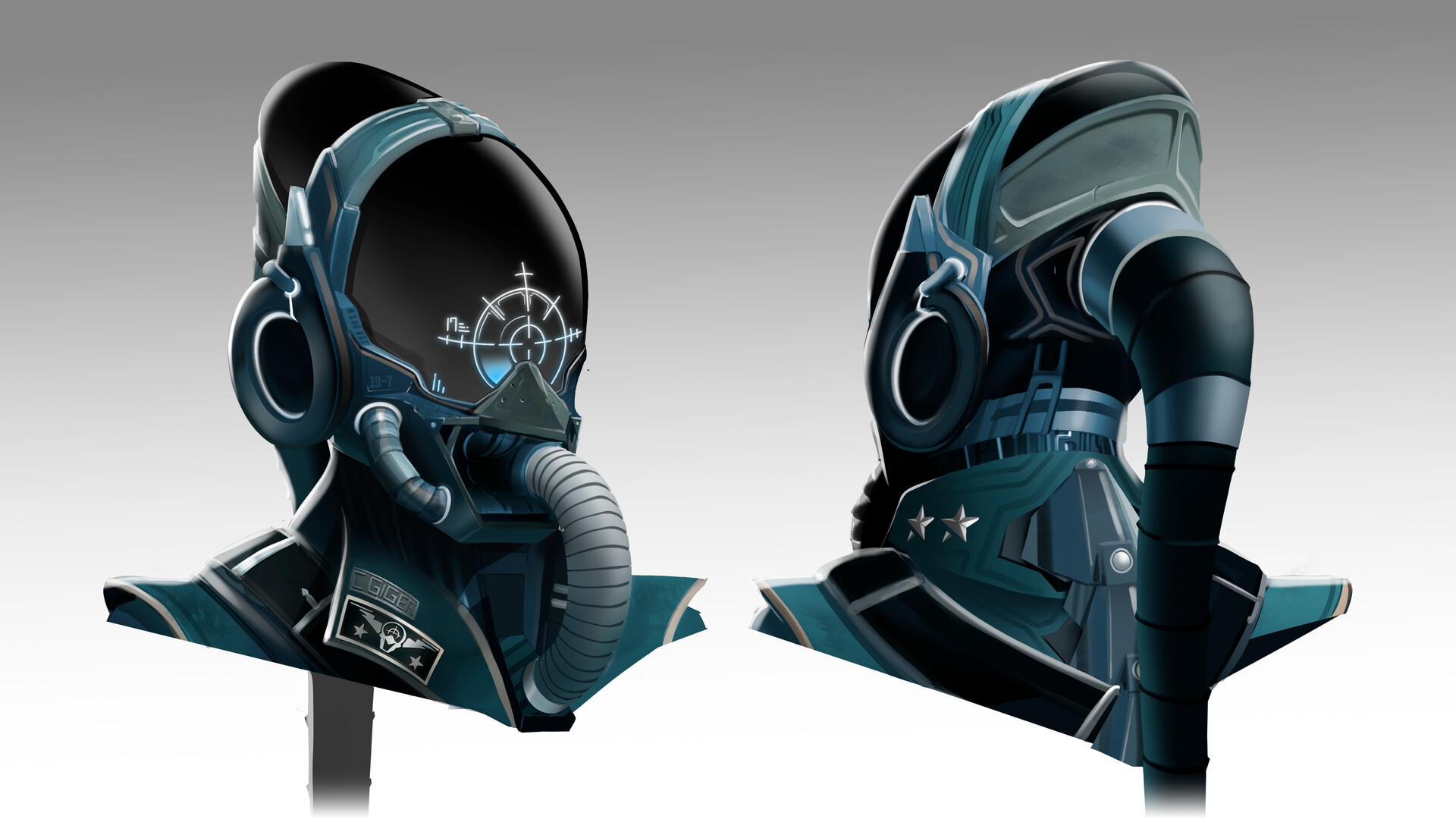ArtStation - Xeno Fighter Helmet