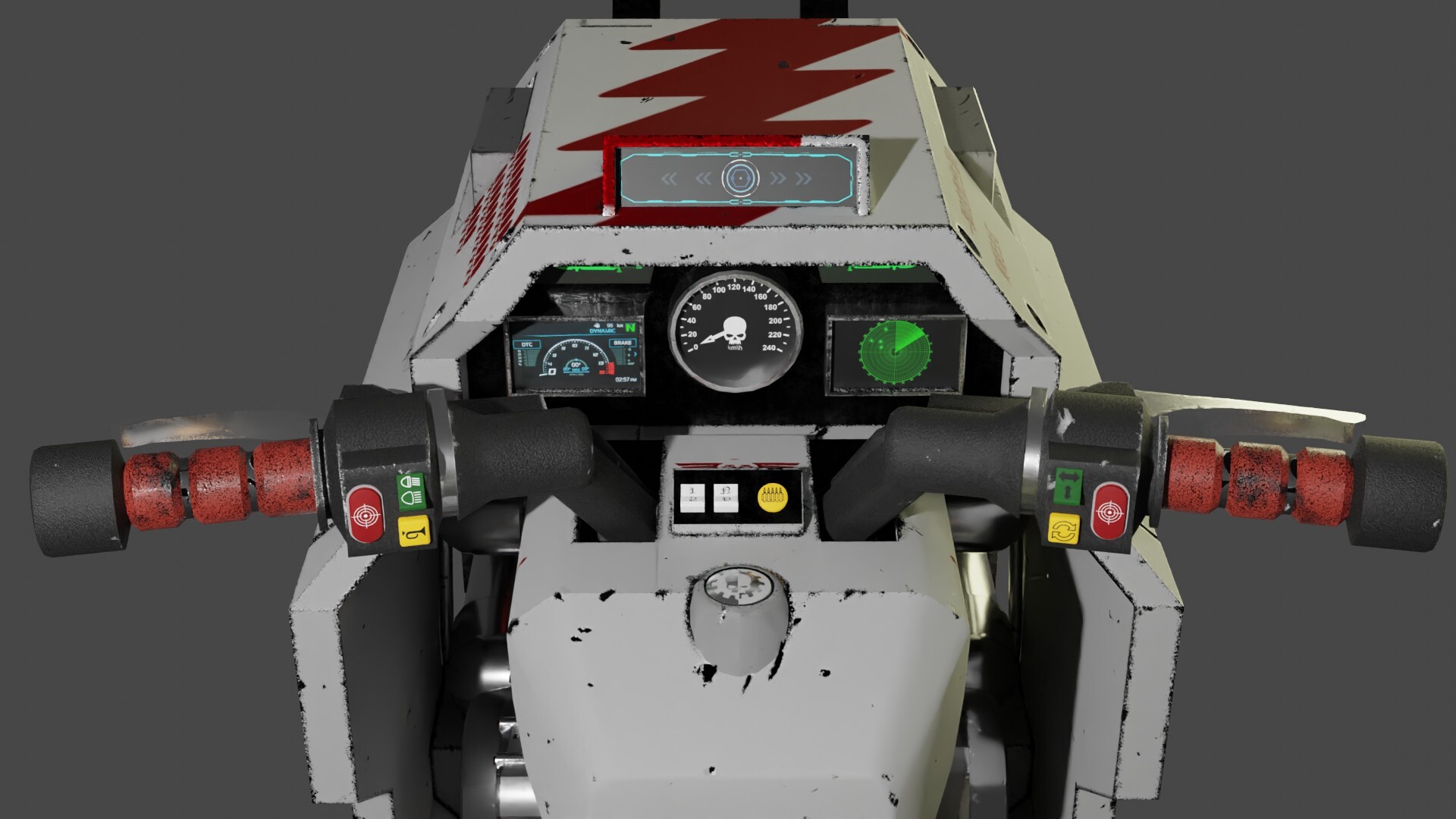 Leonardo Vasquez - Warhammer 40k Custom Raider Pattern Combat Bike