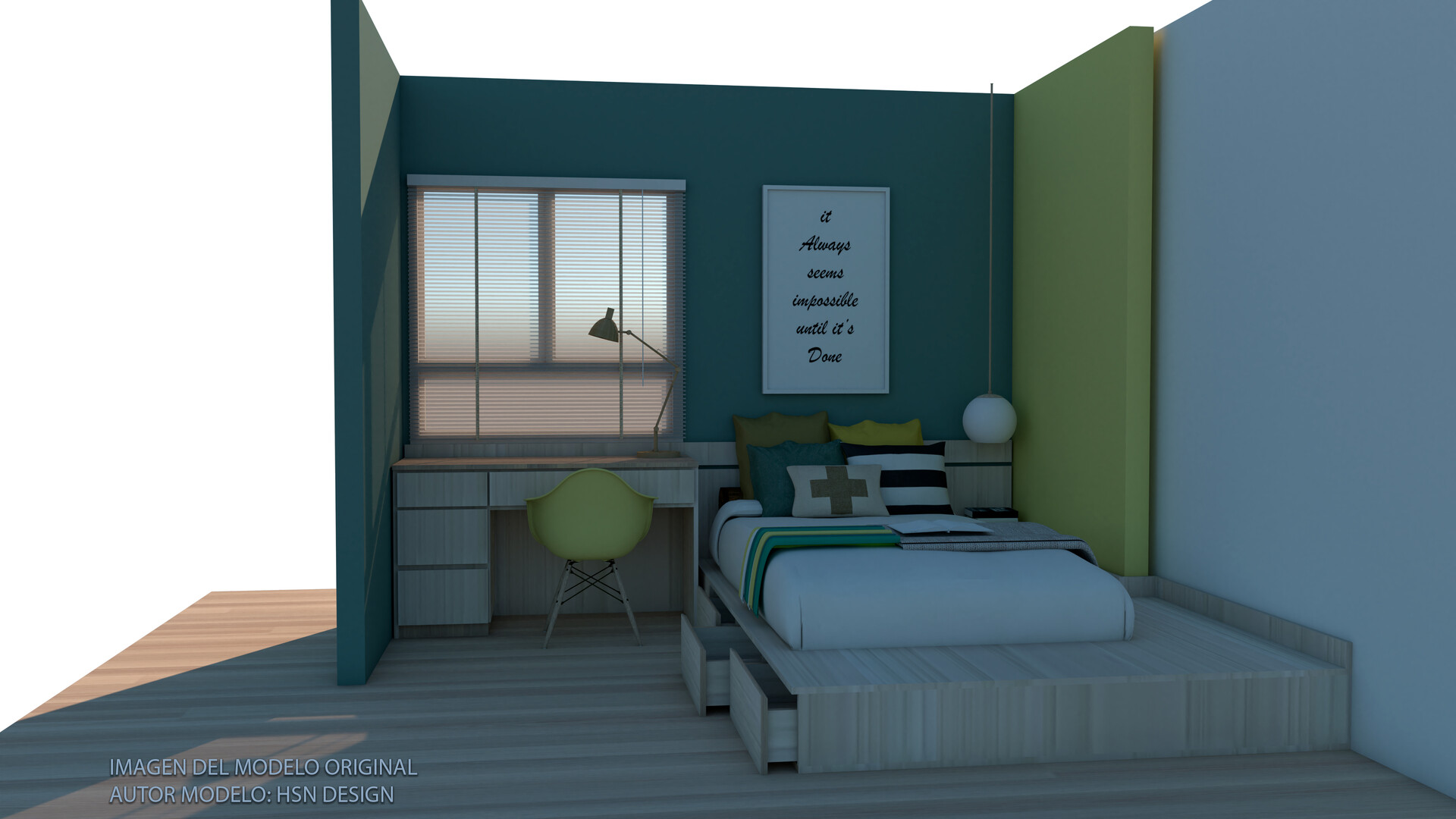 Yolanda Dévora - Dormitorio para adolescente