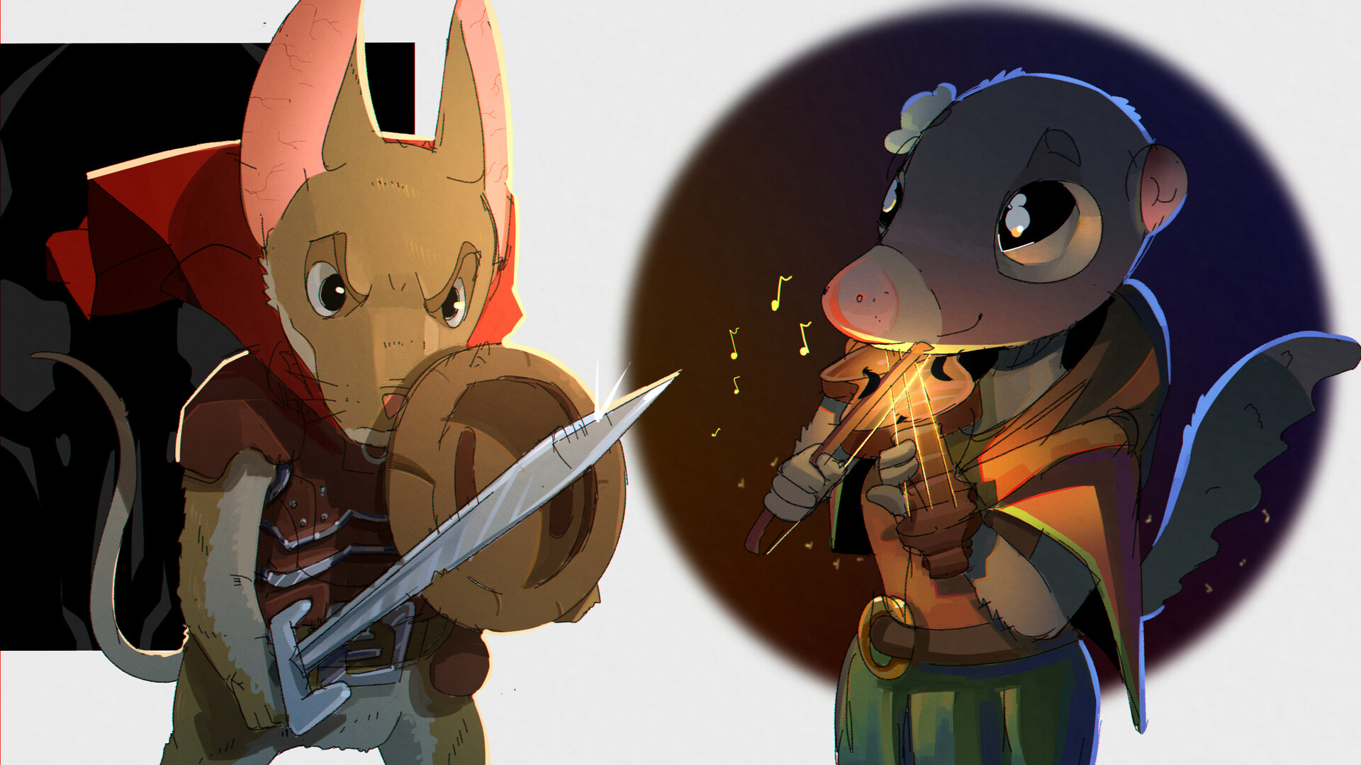 ArtStation - Mice and Mystics - Collin and Ditty