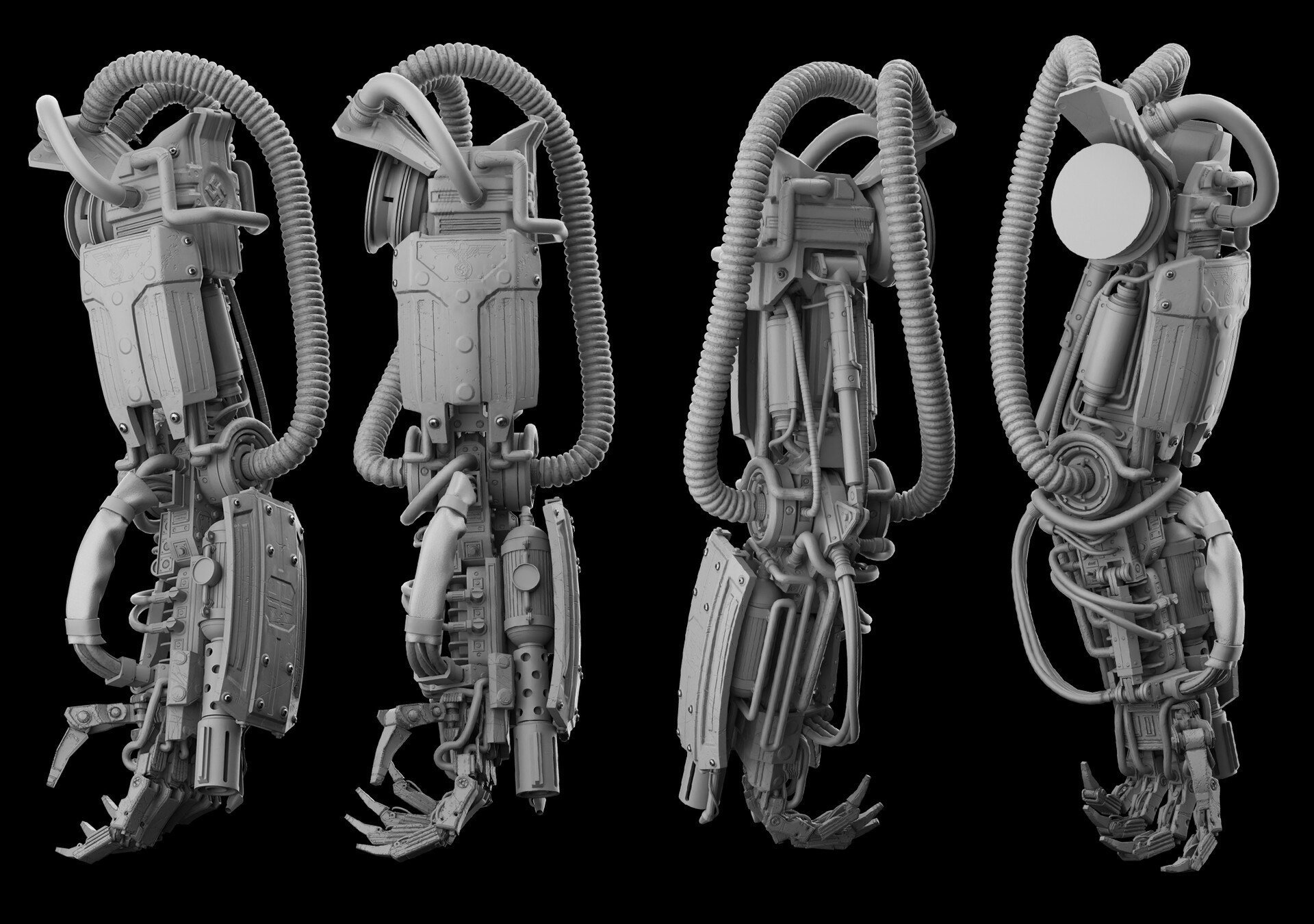 Adel Belloulhi - UBERKOMMANDANT - Wolfenstein Fan Art.