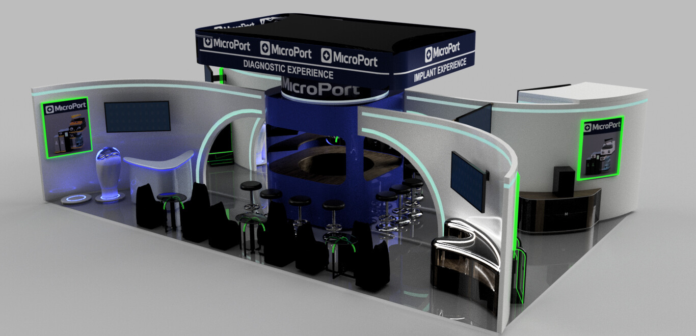 ArtStation - Concept project “Microport” for the exhibition