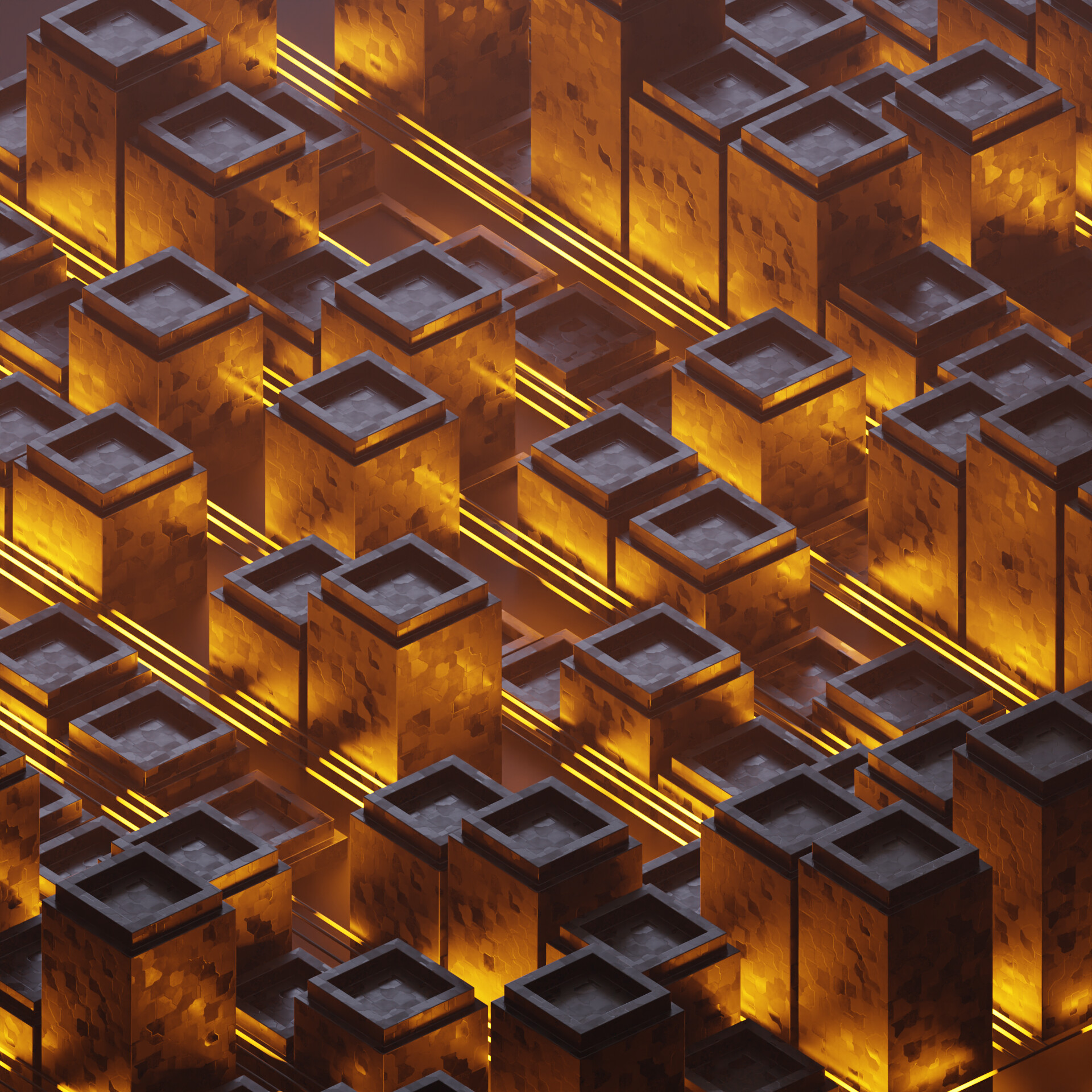 ArtStation - learning geometry nodes - made following a yt tutorial