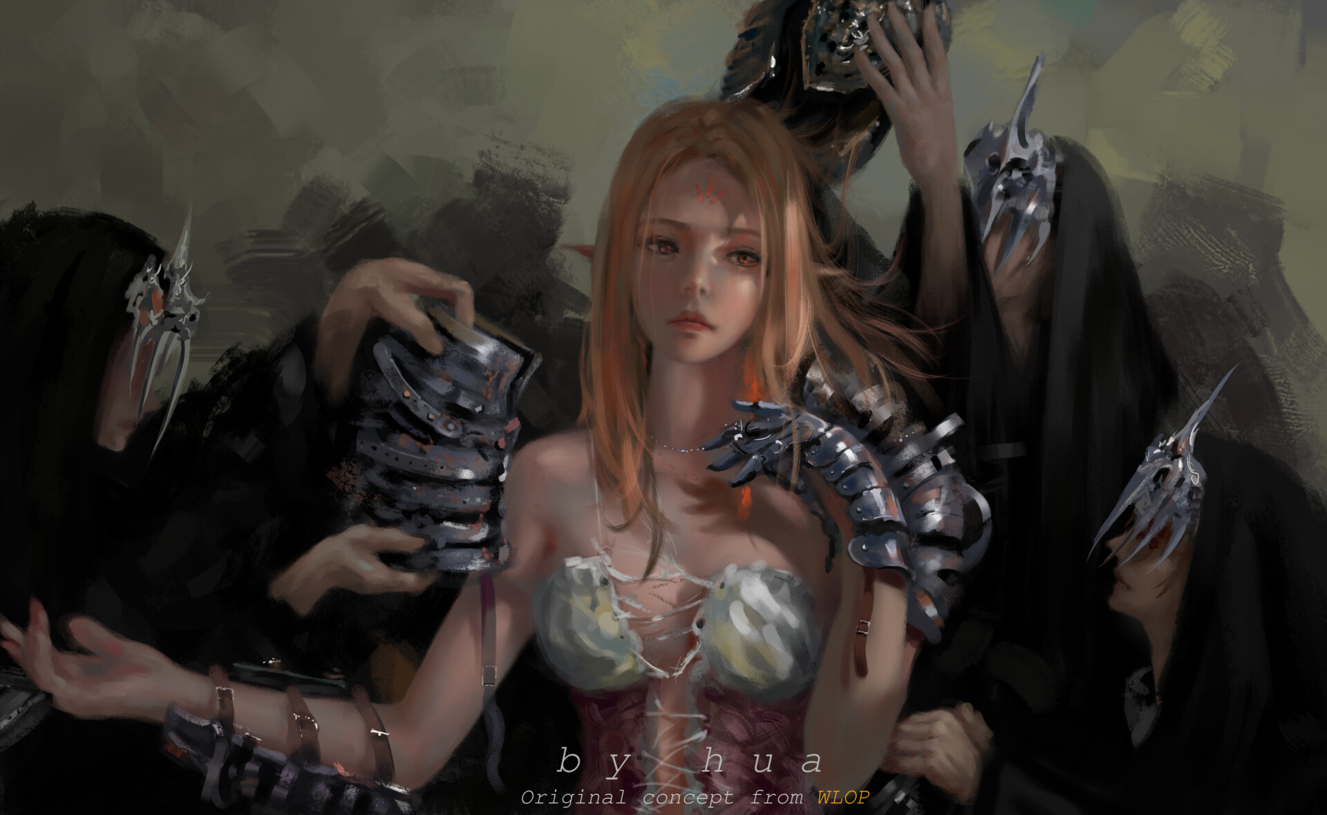 ArtStation - krita painting 临摹wlop Triumph