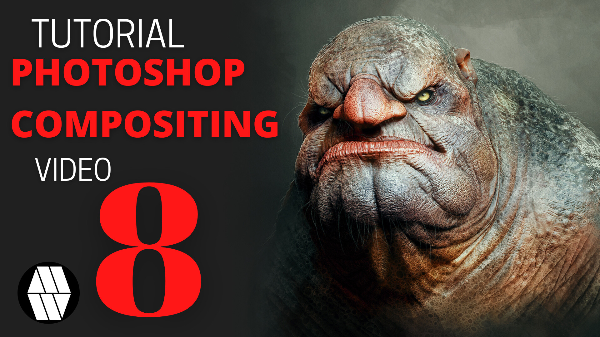 Wing fox - ZBrush to Photoshop Tutorial _ Sculpting A Troll Bust