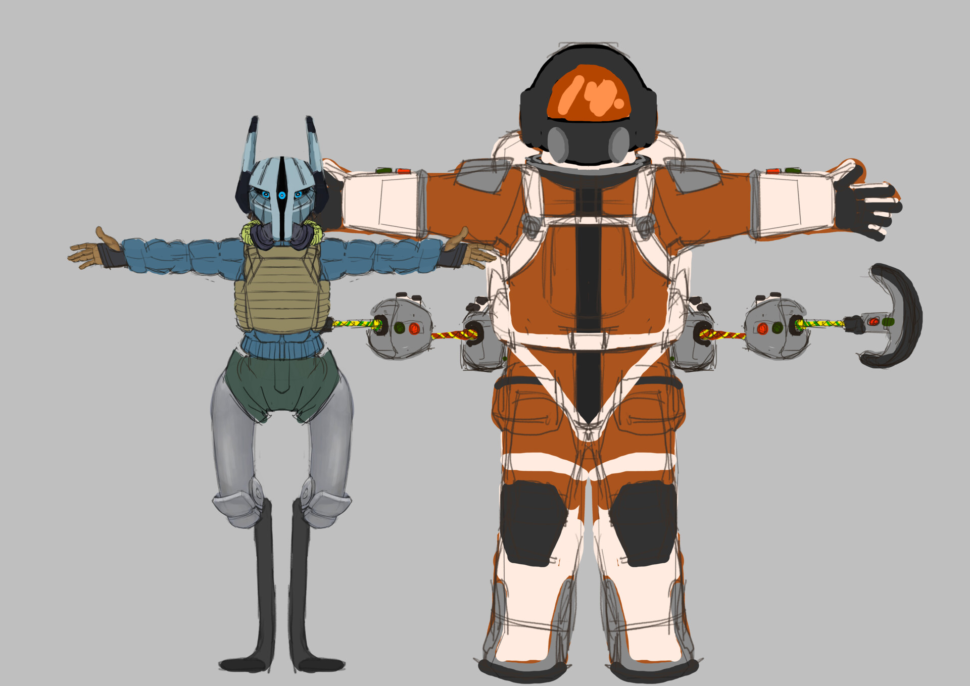 ArtStation - Space Station Raid Character Concepts