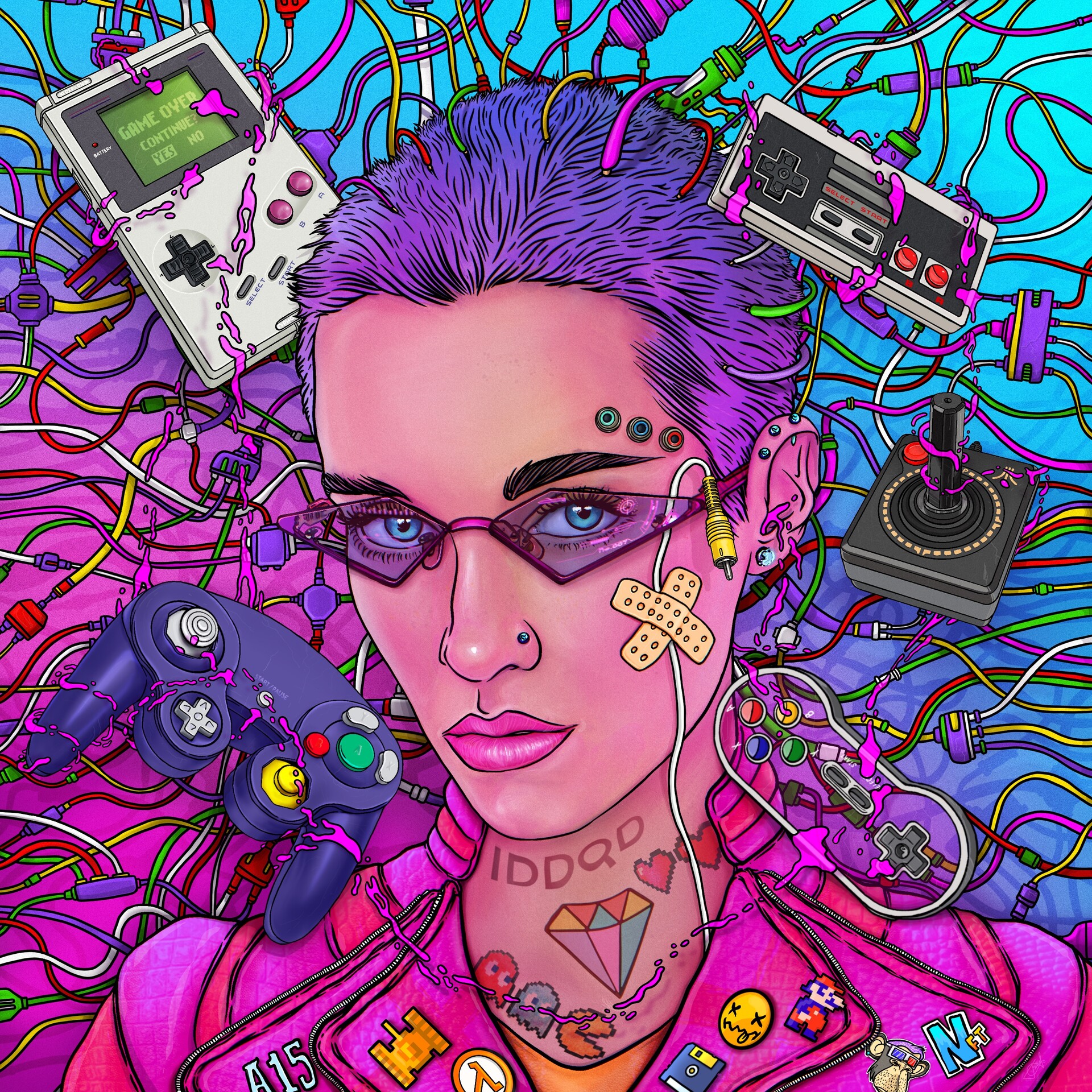 ArtStation - Lady gamer