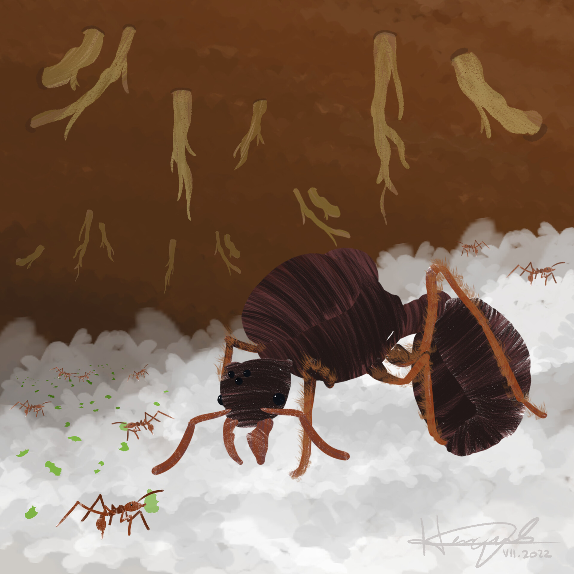 ArtStation - Leaf-cutter ants