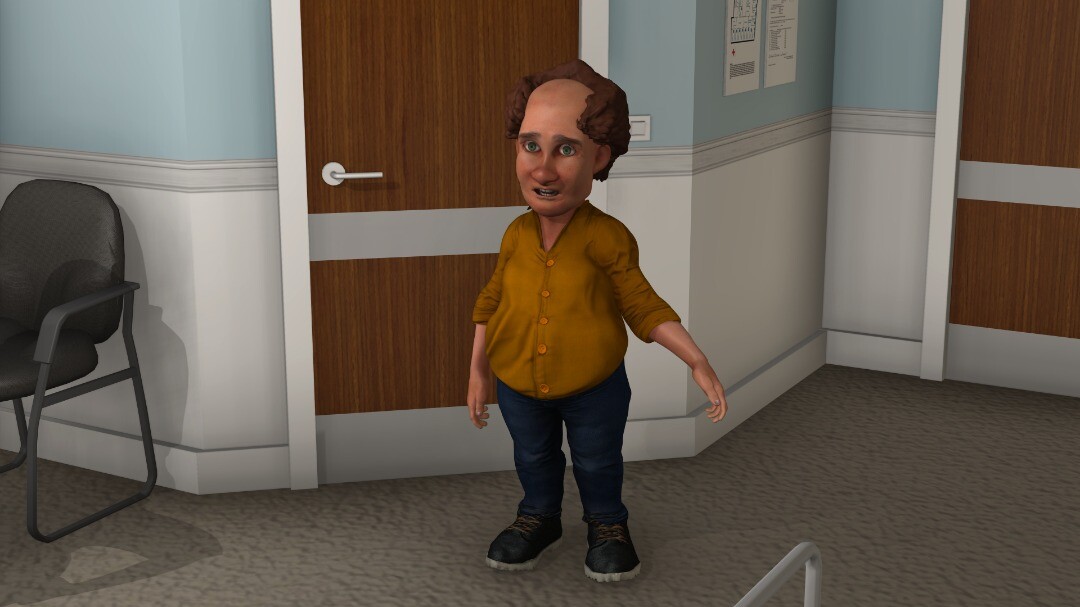 ArtStation - A 3d animation video of a man that eat and rushed to ...