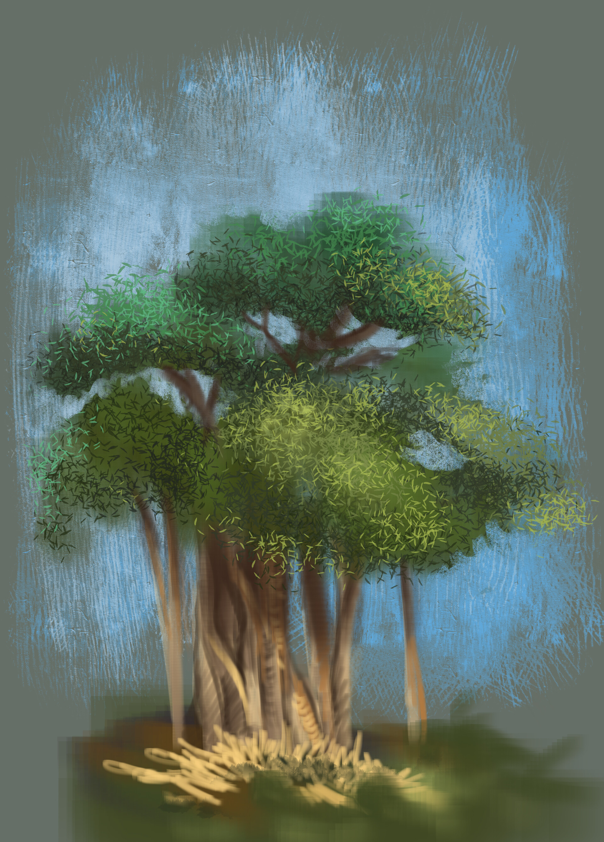 ArtStation - Tree Practice