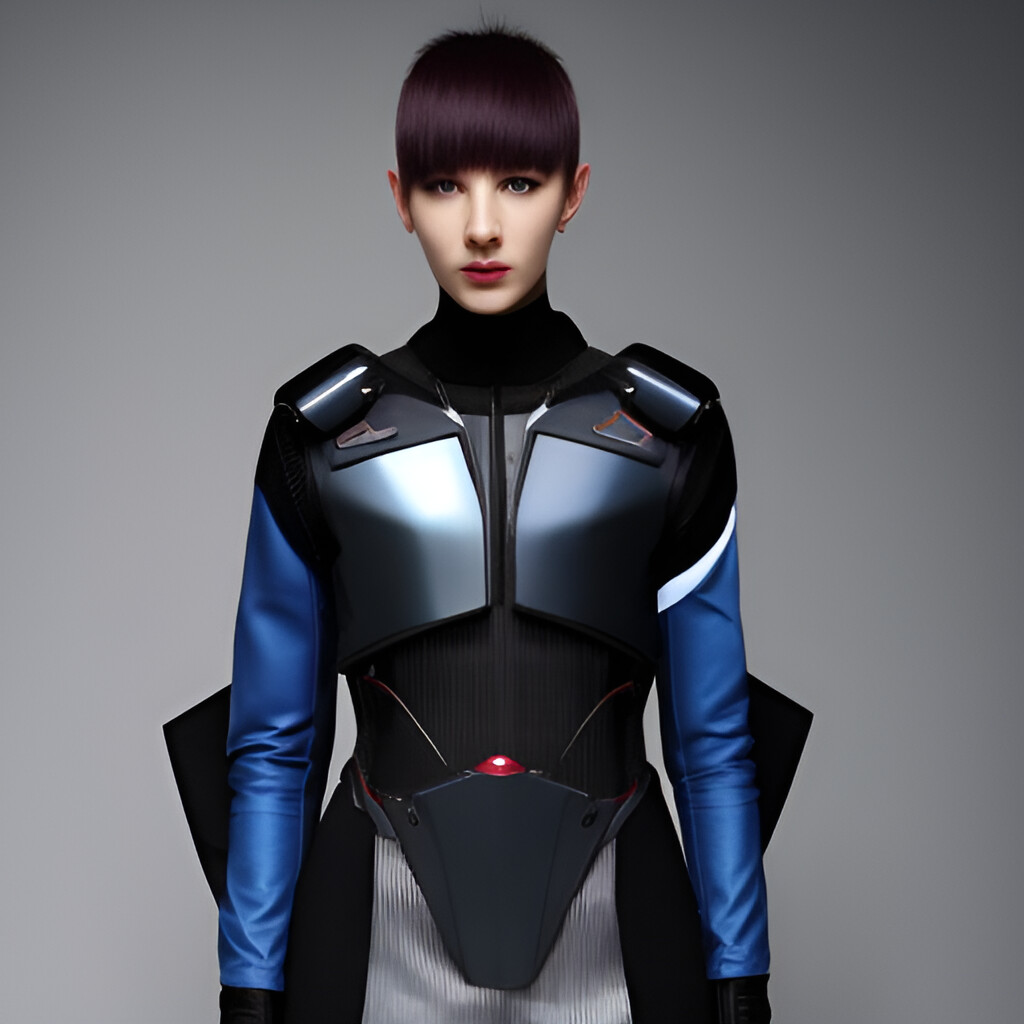 ArtStation - Futuristic clothes (AI Robotpunk)