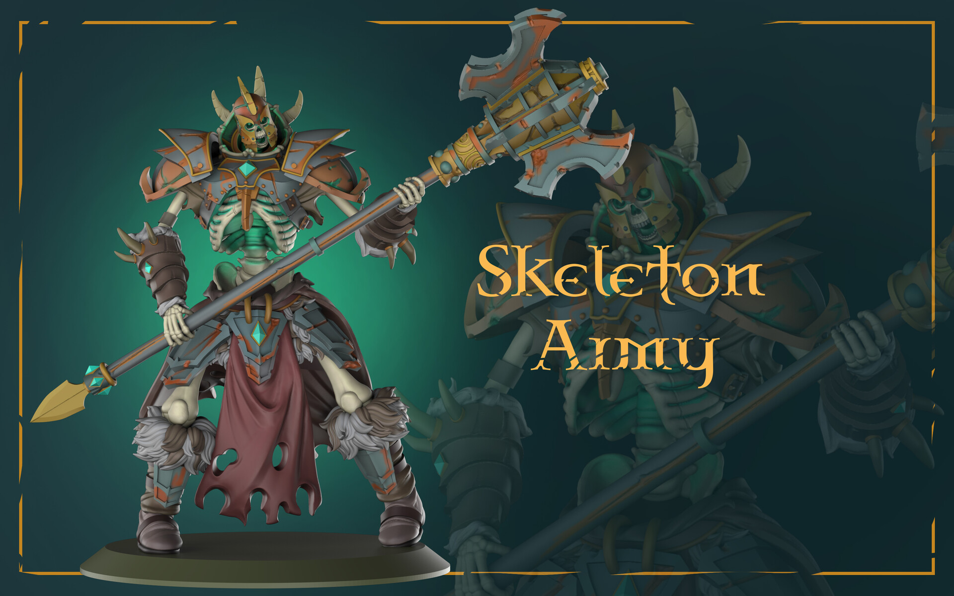 ArtStation - Skeleton King for DnD