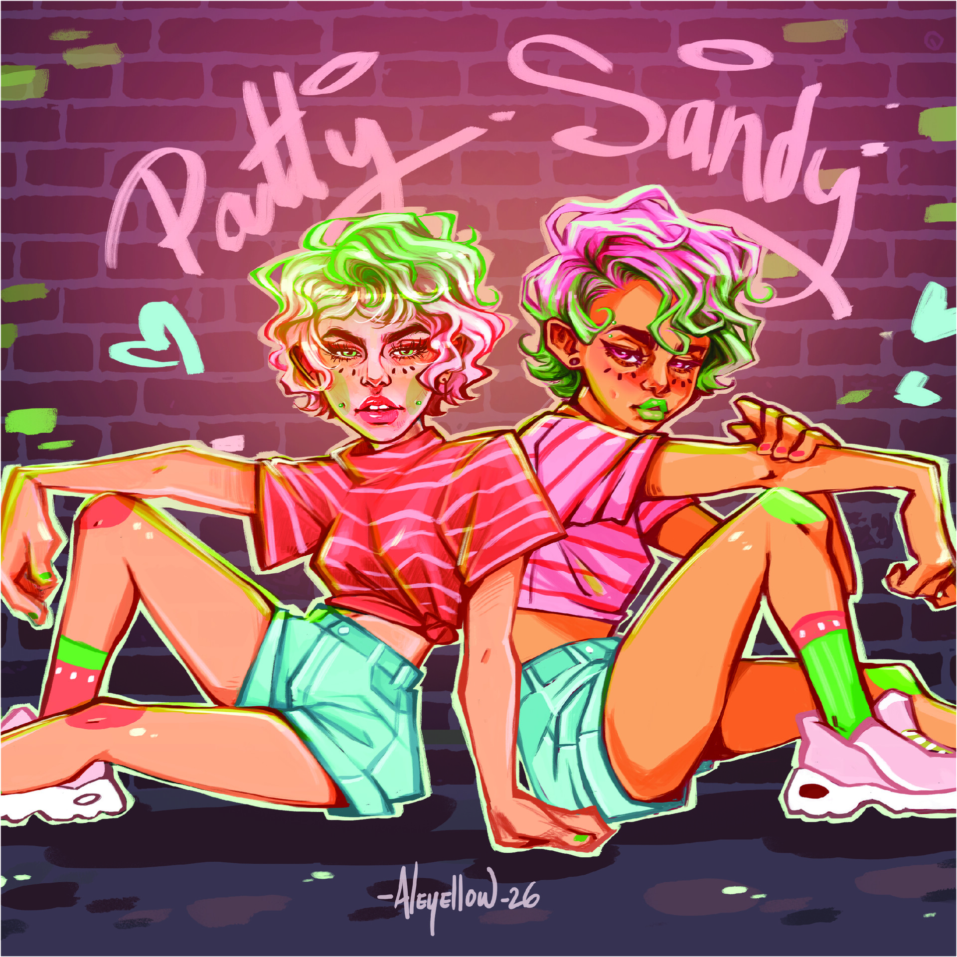 ArtStation - Patty & sandy Character Design