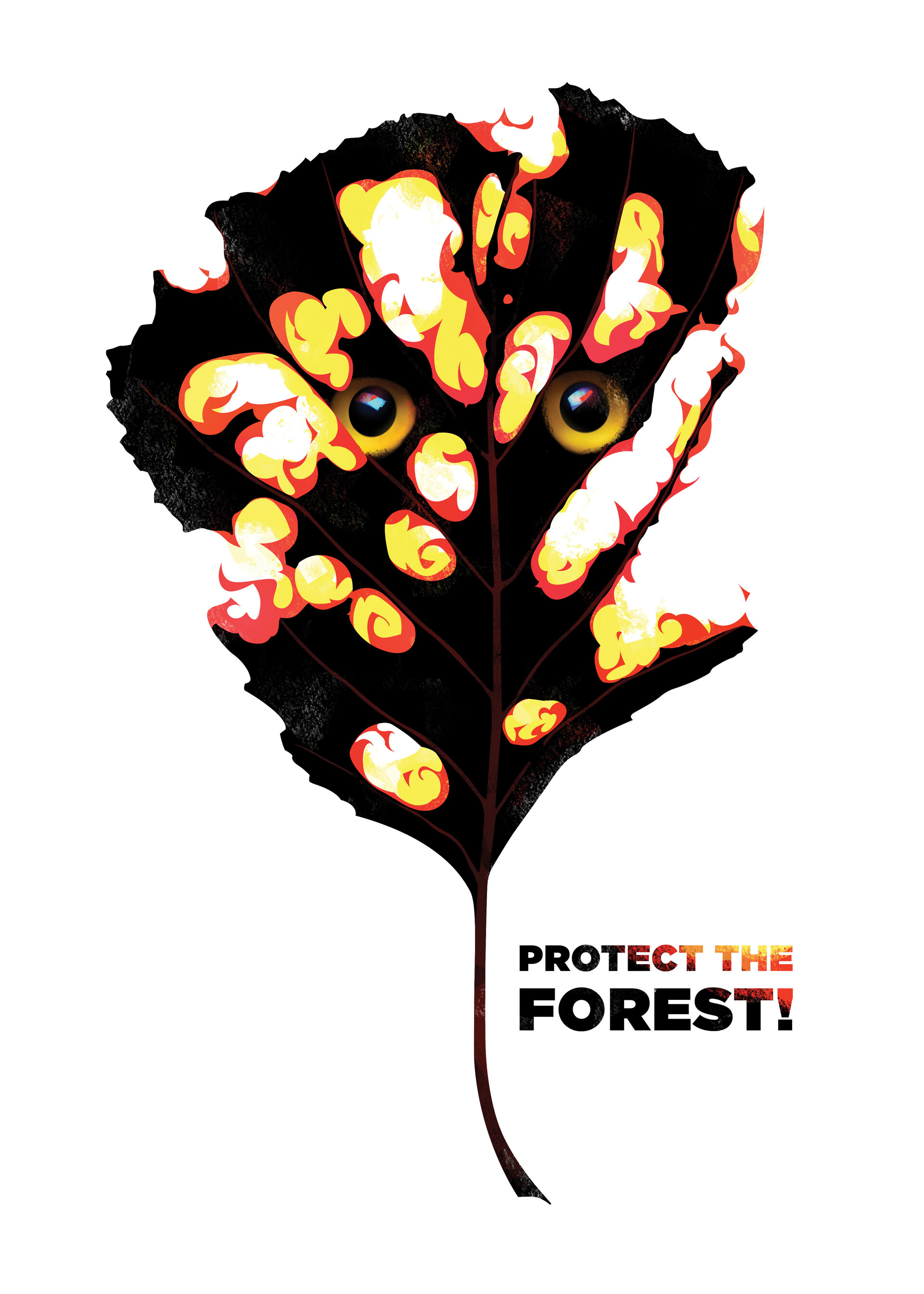 ArtStation - Poster "PROTECT THE FOREST!"
