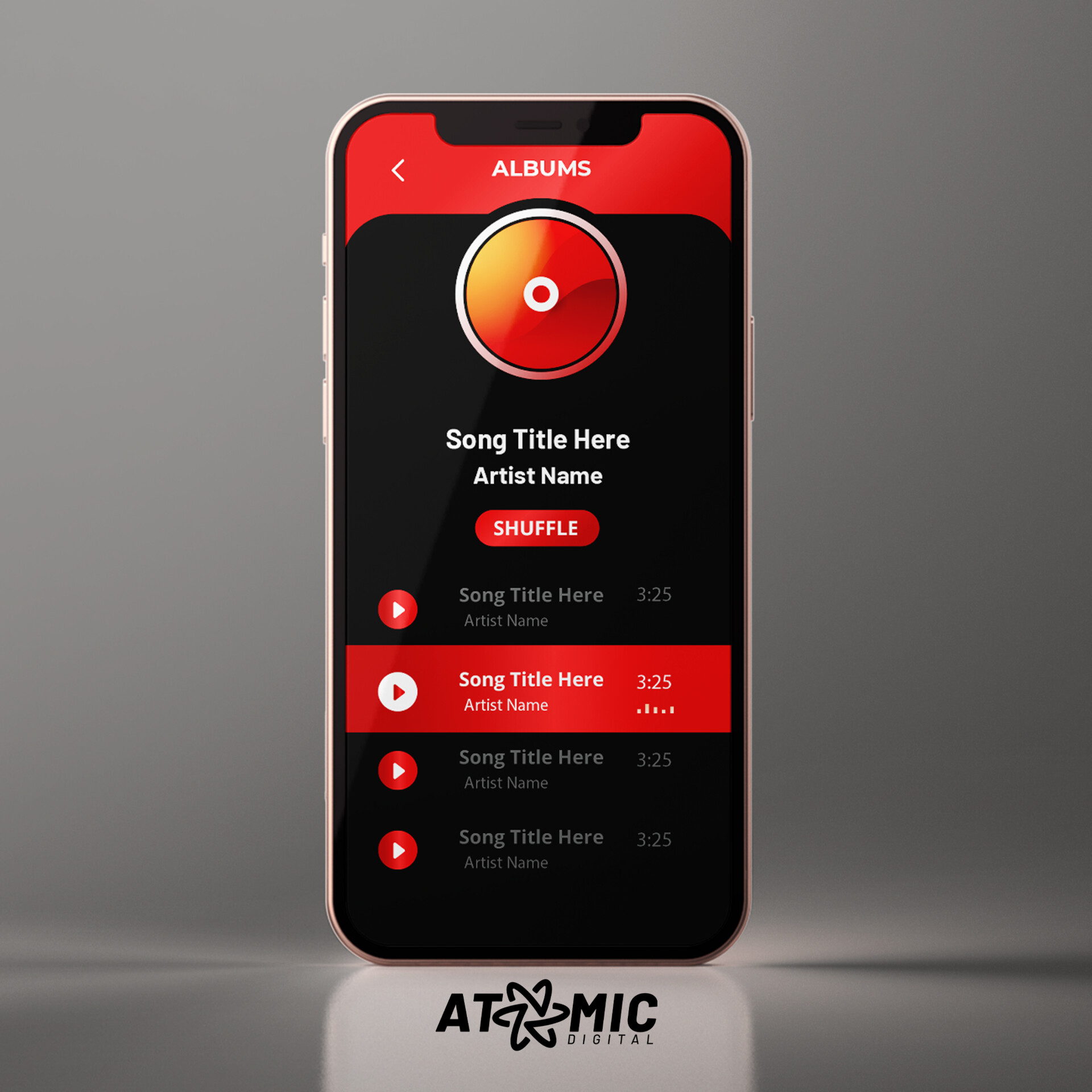 ArtStation - MIX Play (Music App UI)