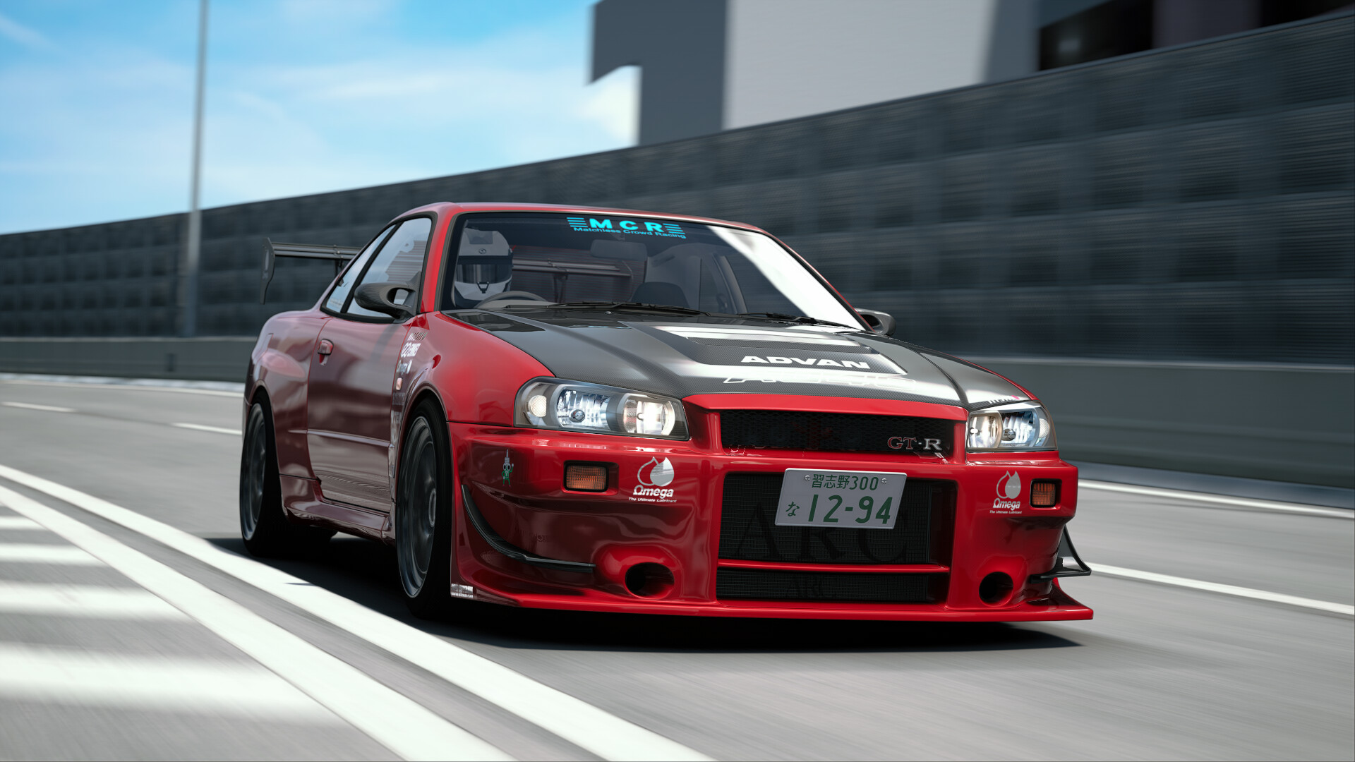 ArtStation - Matchless Crowd Racing R34 GT-R
