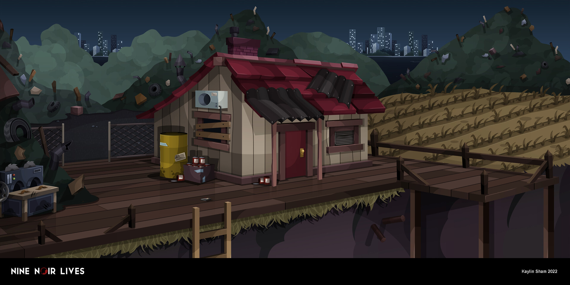 Kaylin Sham - Nine Noir Lives - Junkyard