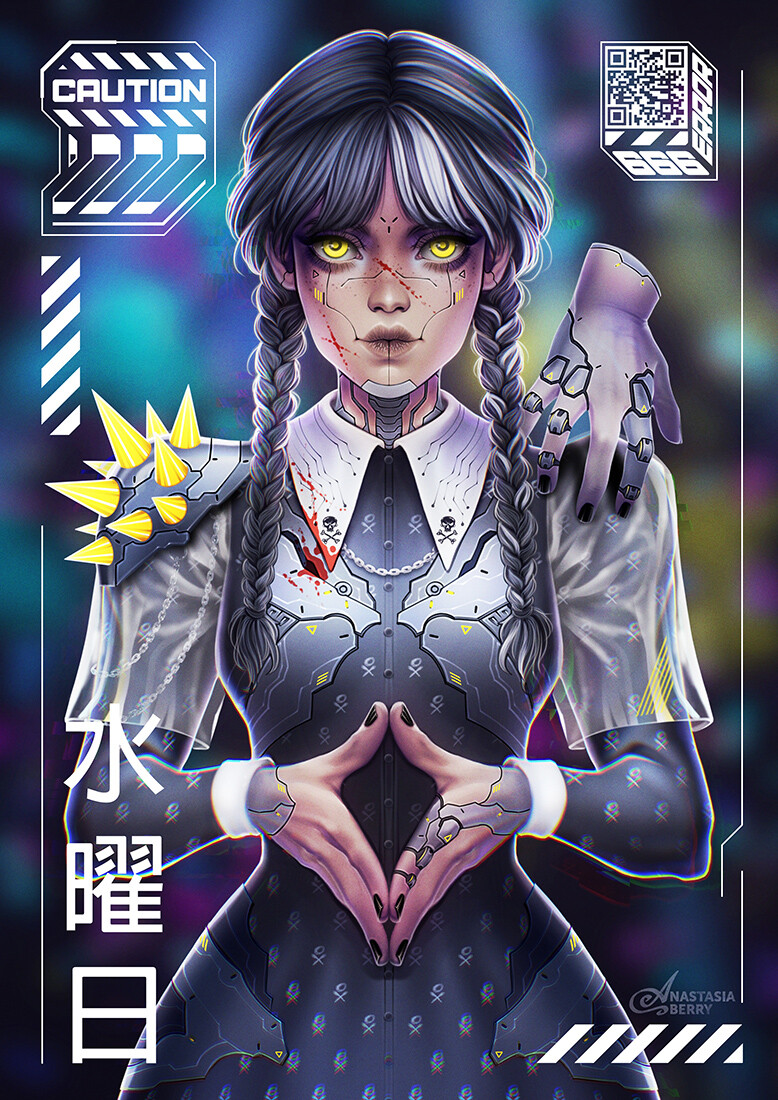 ArtStation - Wednesday Addams 2077