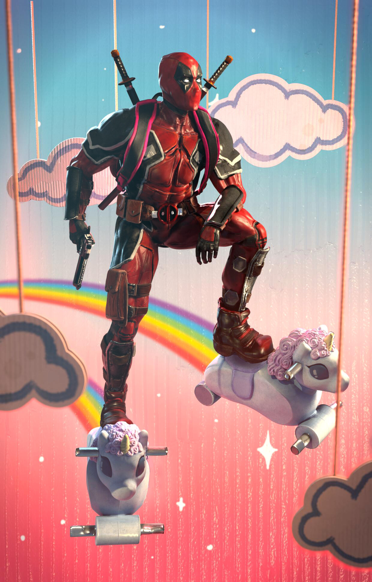 ArtStation - Dreaming Deadpool