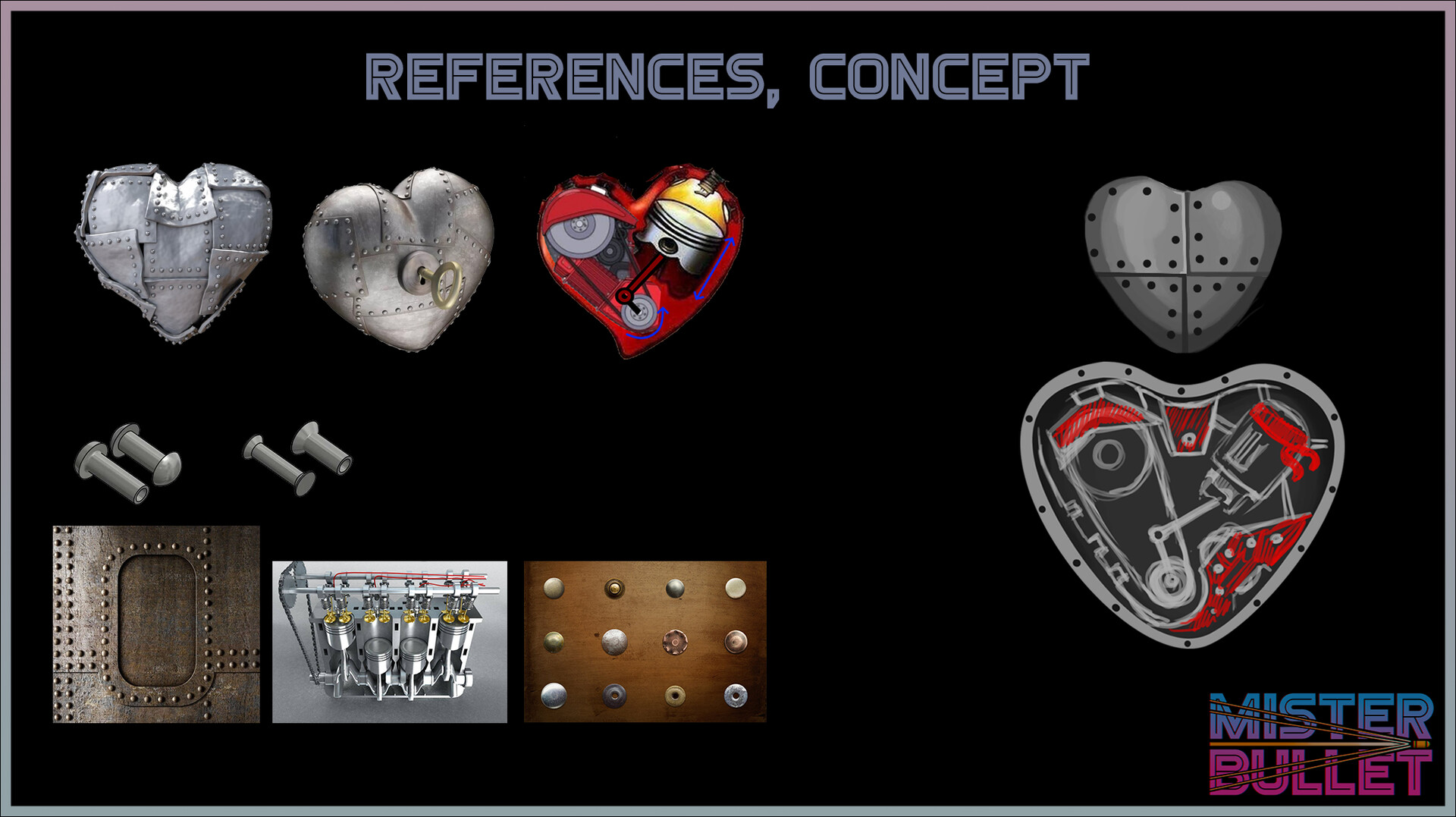 Sergeev Georgy - Heart concept, rendering and animation for game "Major ...