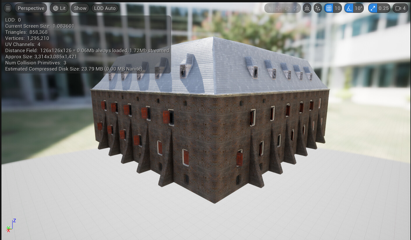 Thanawat Tianchanthuek - Castle Mesh for Environment