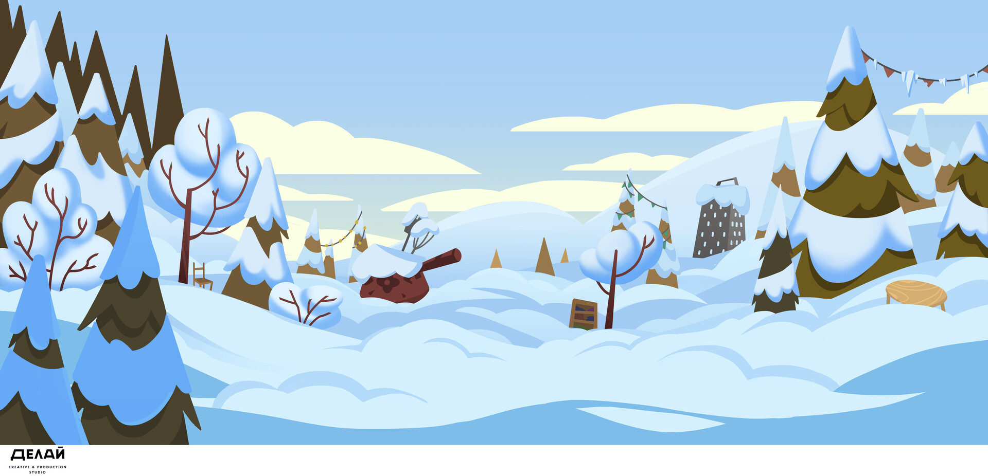 Marina Kholoshenko - Sonya and Lenya backgrounds (part 1)