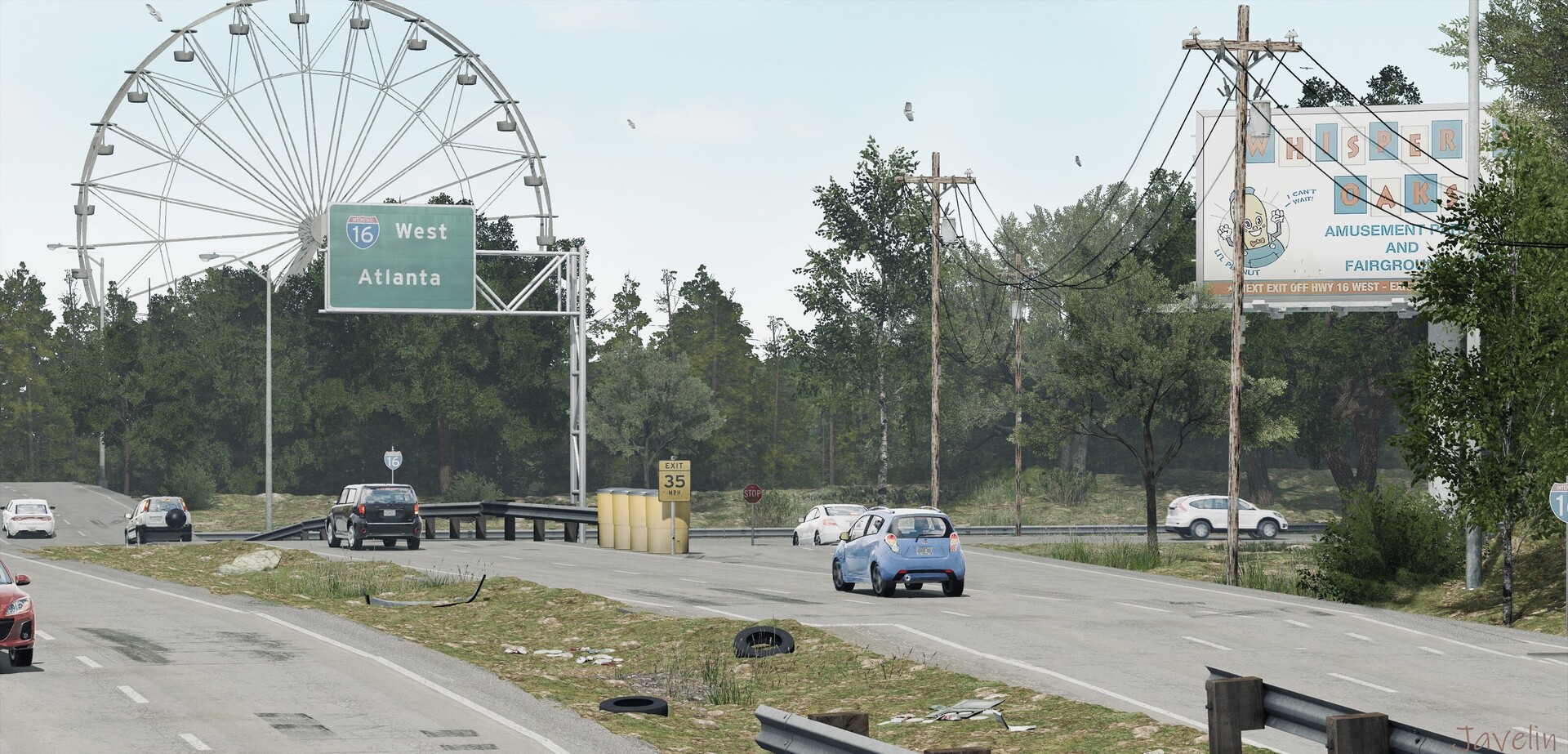 ArtStation - Interstate 16 - West Atlanta - Griffin County