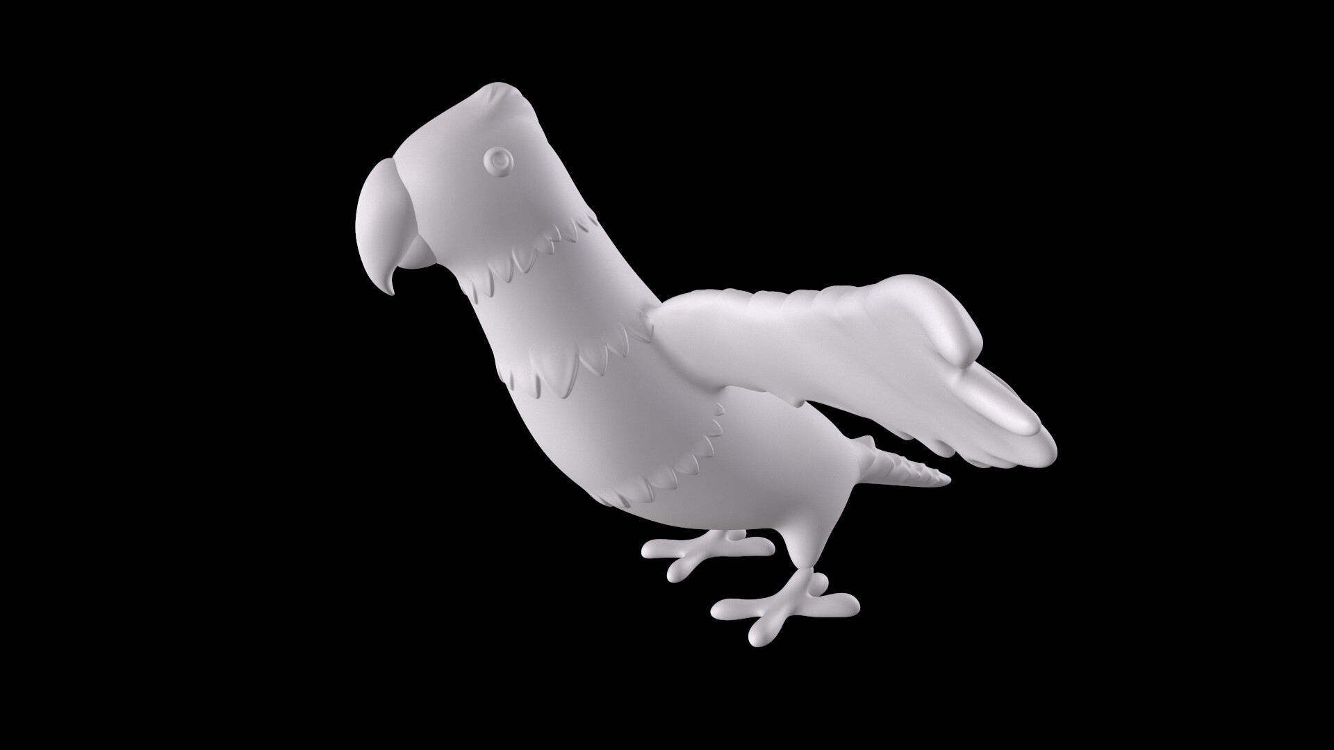 ArtStation - Stylized Parrot