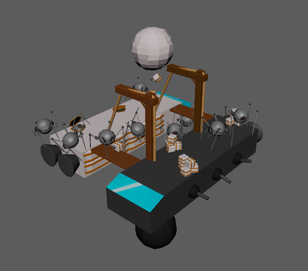 ArtStation - Low Poly Golf course