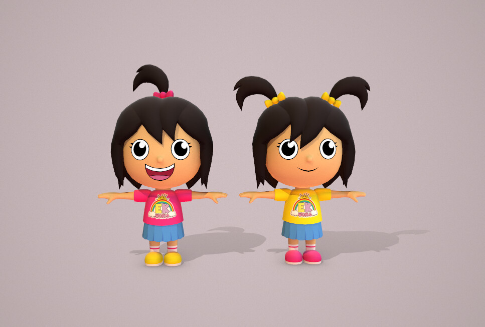 ArtStation - Kate and Emma (Tag With Ryan)