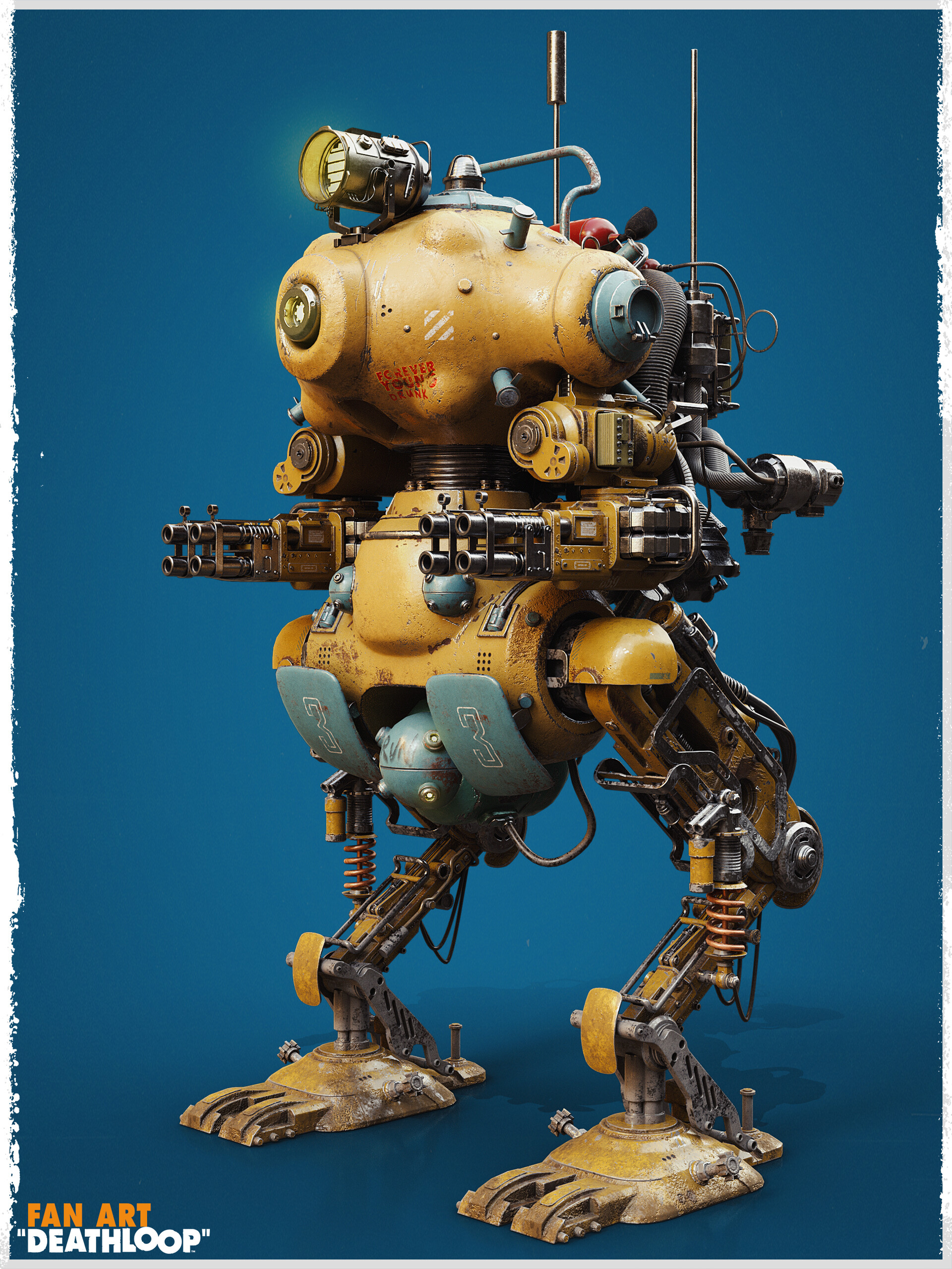 Leon Johnson - S.H.M MK1 (Deathloop Fan Art)
