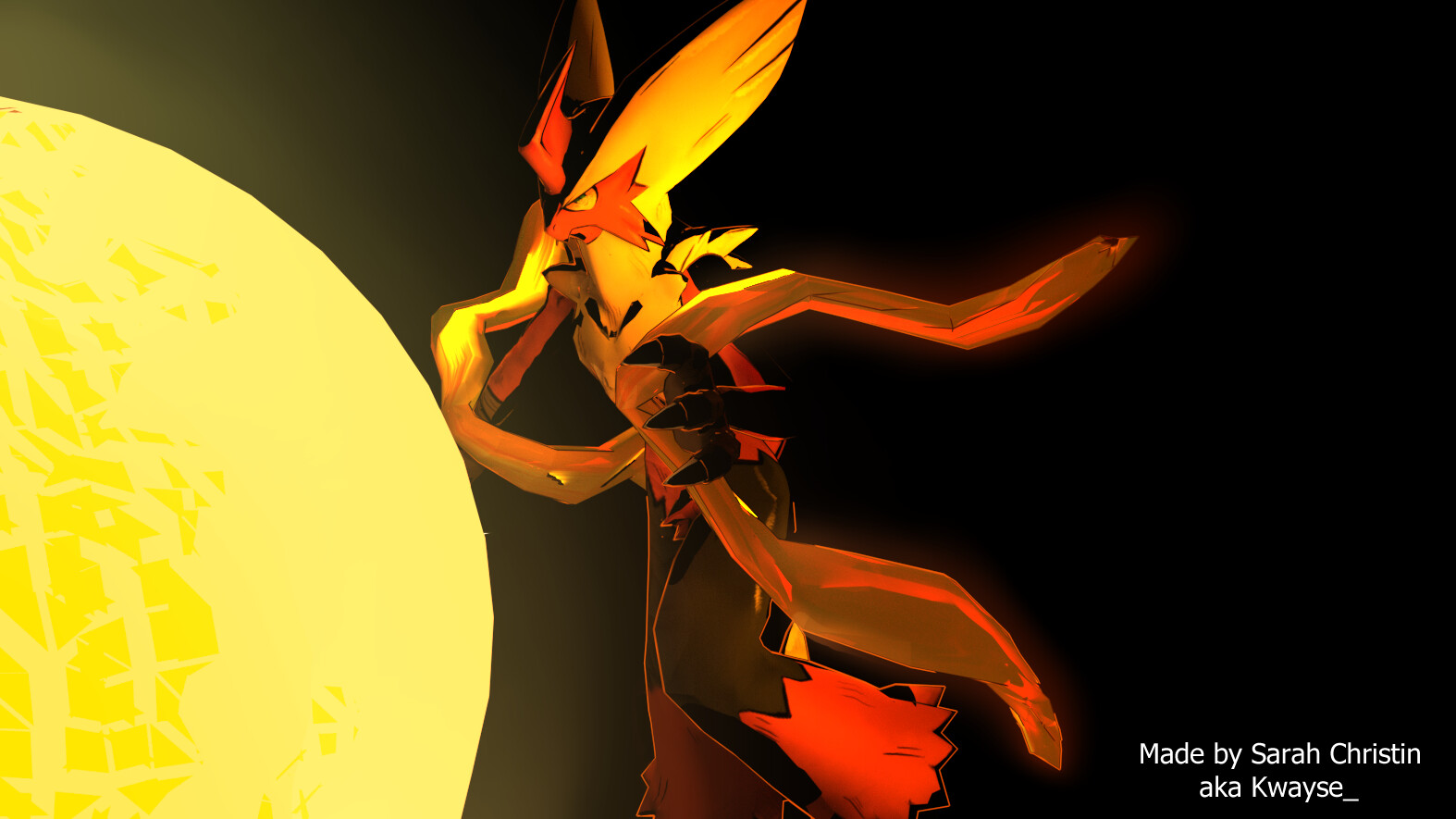 ArtStation - First Texturing - Blaziken