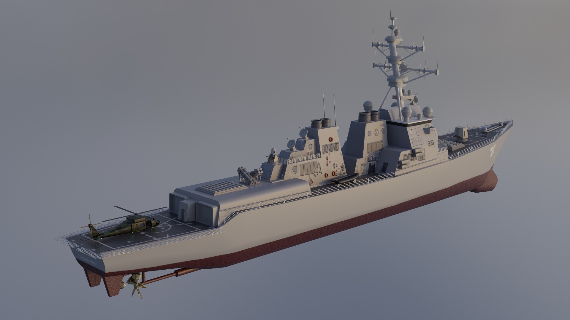 ArtStation - Alreigh Burke Destroyer