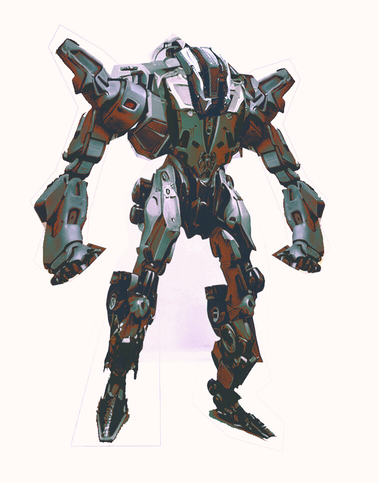 ArtStation - mech photobash