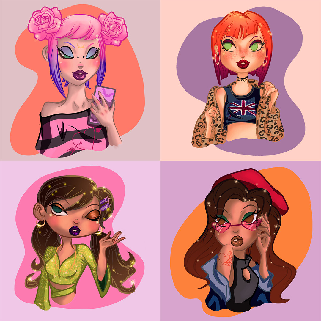 ArtStation - Y2K FASHION GIRLZ