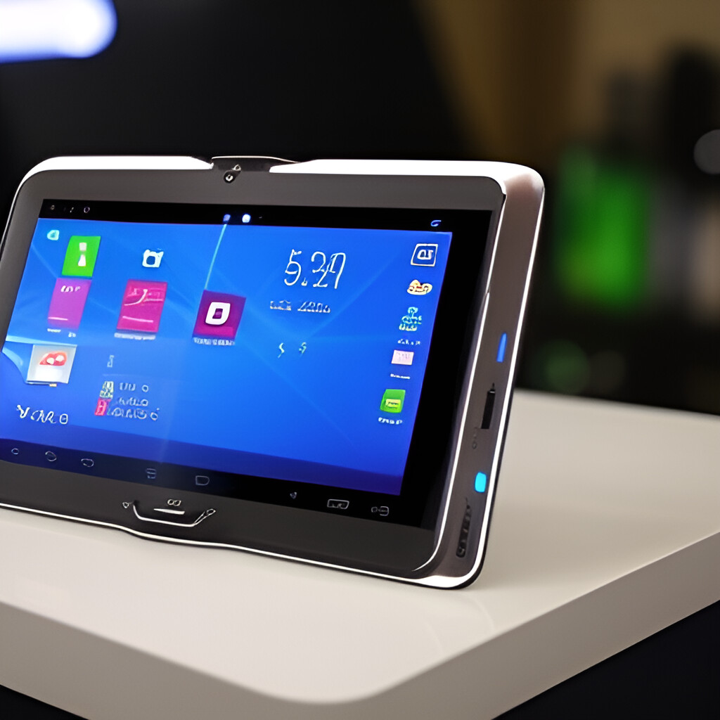 ArtStation - Futuristic android tablet (AIpunk)