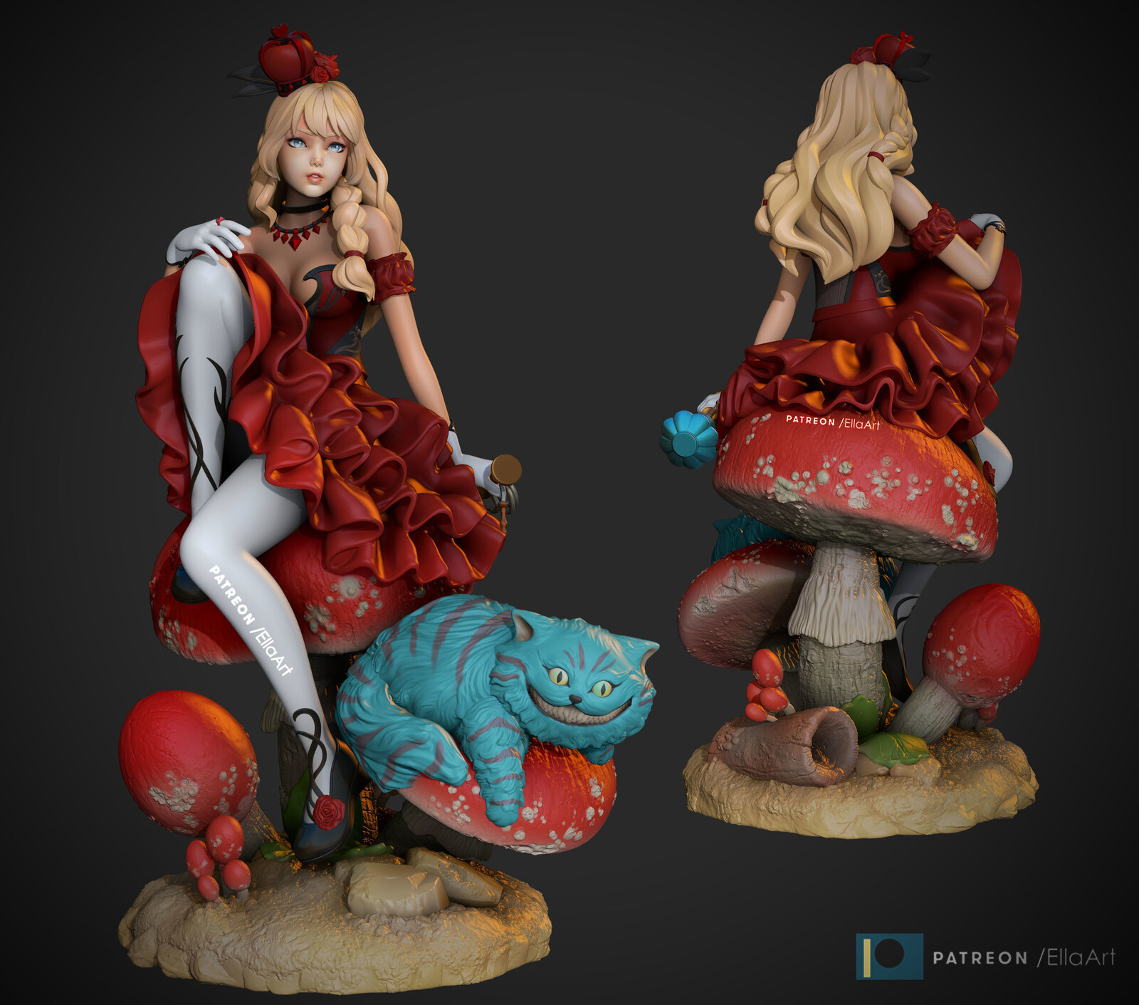 NomNom Figures - Alice in Wonderland - Version 1 & 2