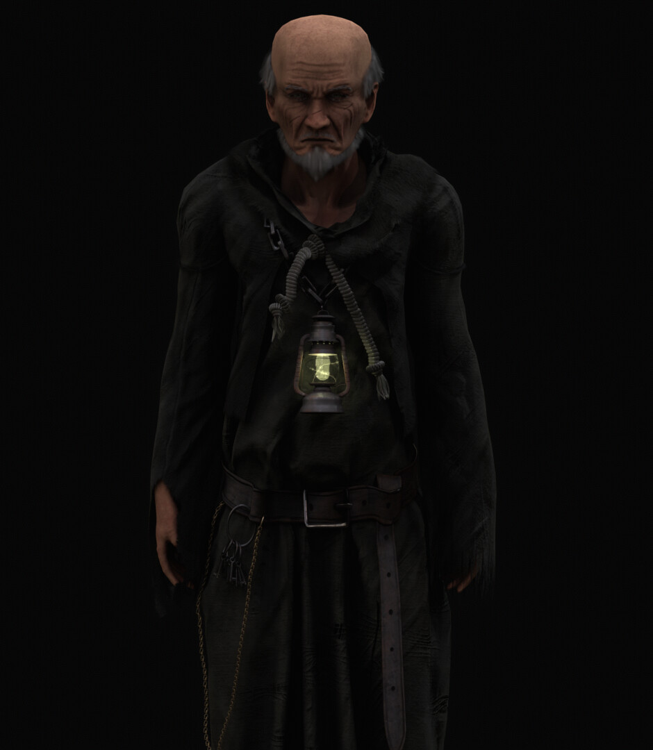 ArtStation - A 3D old man model sculpt