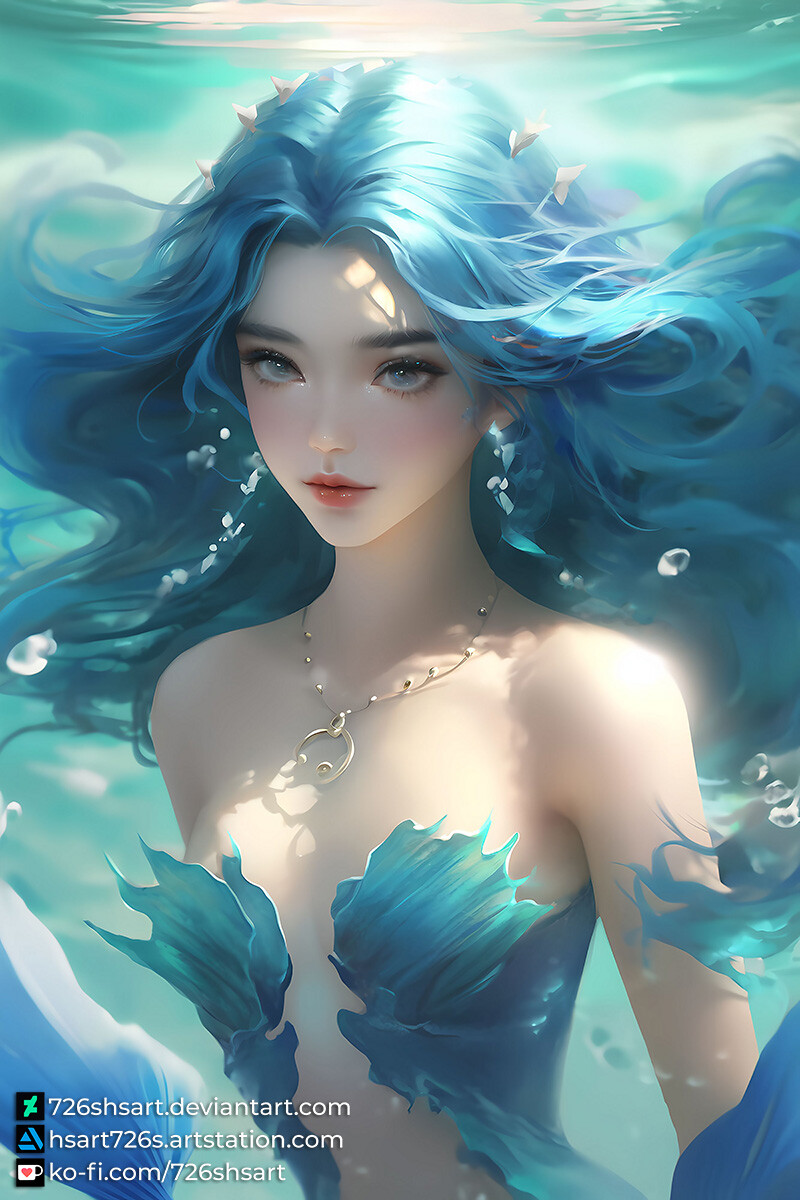 ArtStation - (11) Goddess of The Water