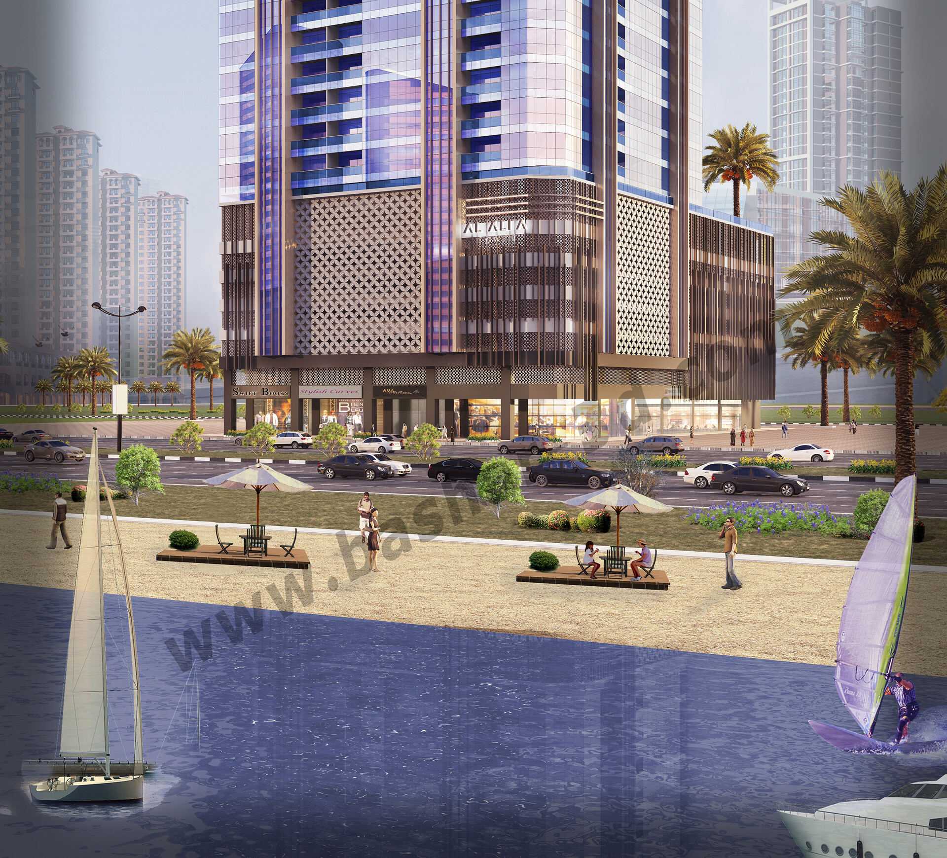 CG Artist and Fashion Creator - Tower in 3DS Max and V-ray render